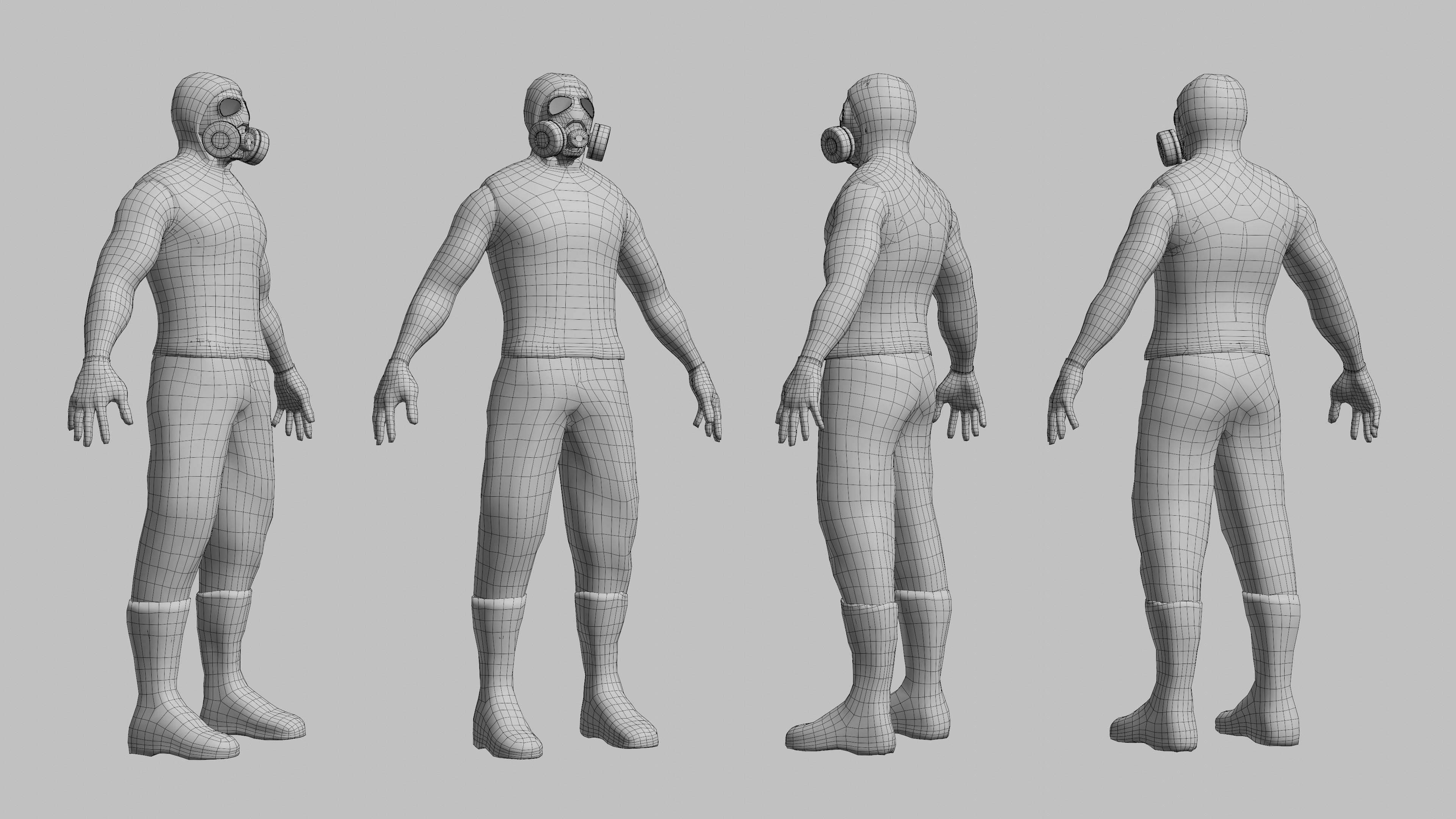 Soldier free model free VR / AR / low-poly 3D model rigged | CGTrader