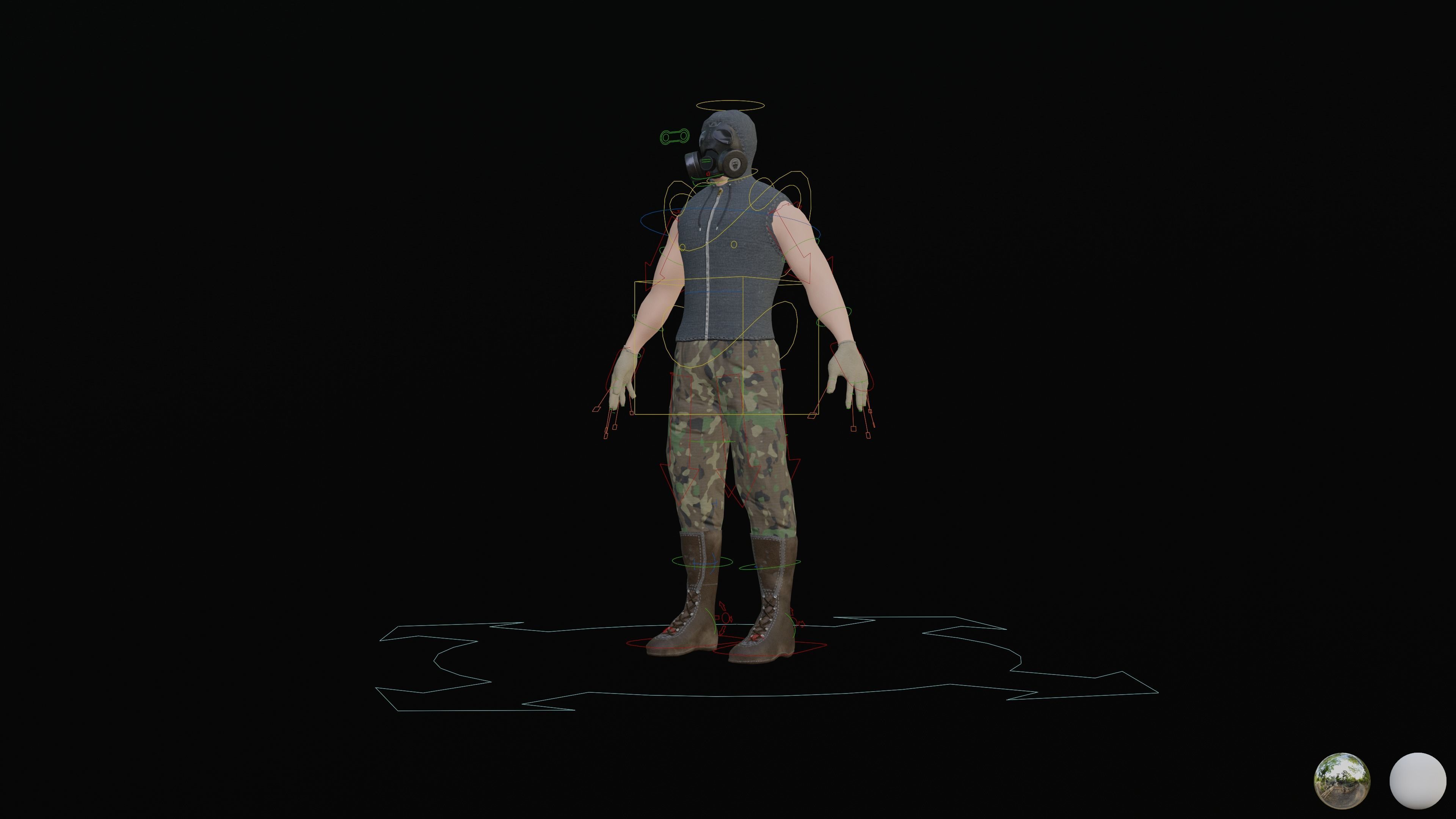 Soldier free model free VR / AR / low-poly 3D model rigged | CGTrader