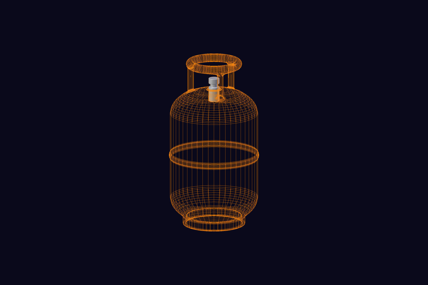 Gas Cylinder 3D model | CGTrader