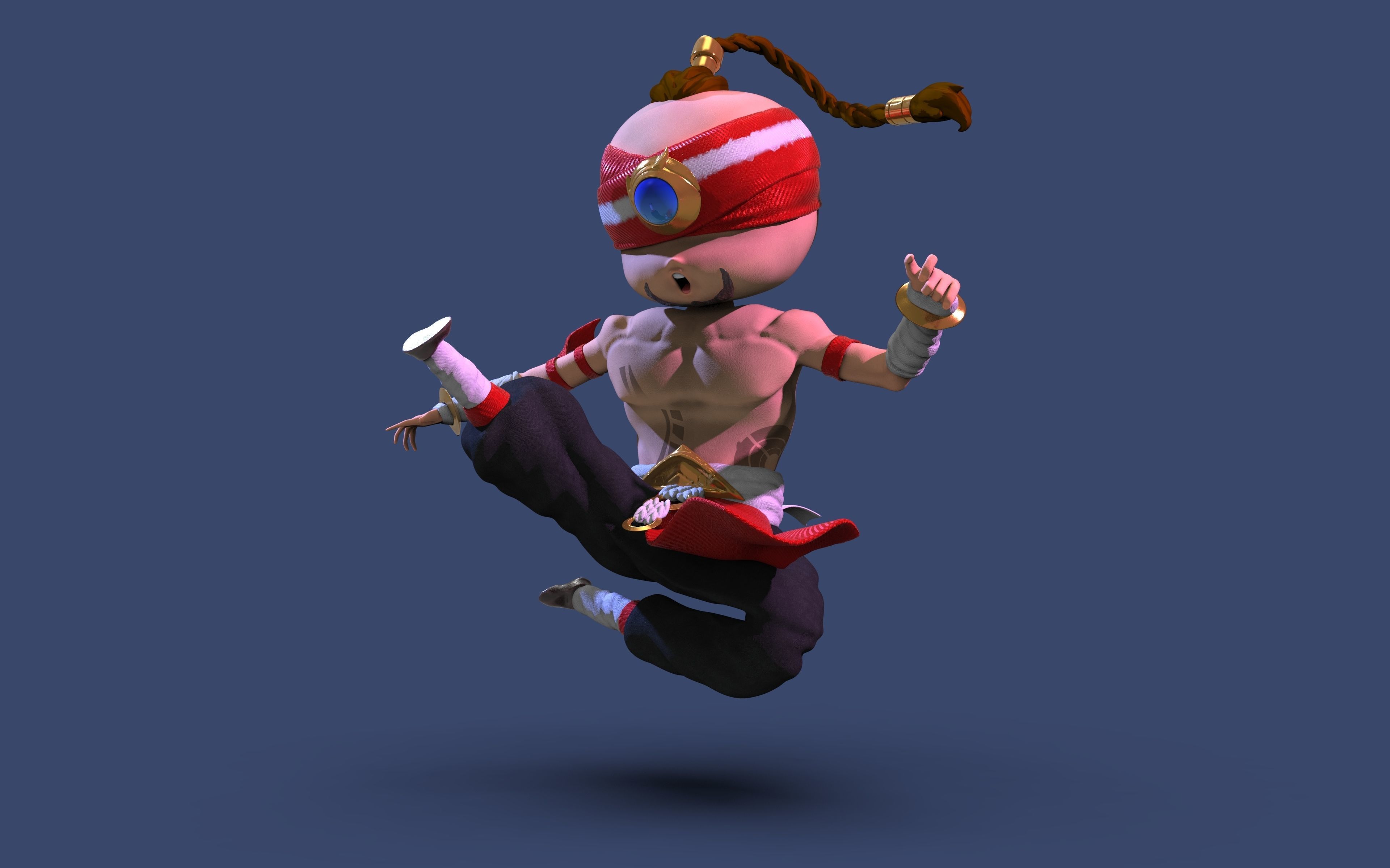 Chibi Lee Sin 3D model 3D printable | CGTrader