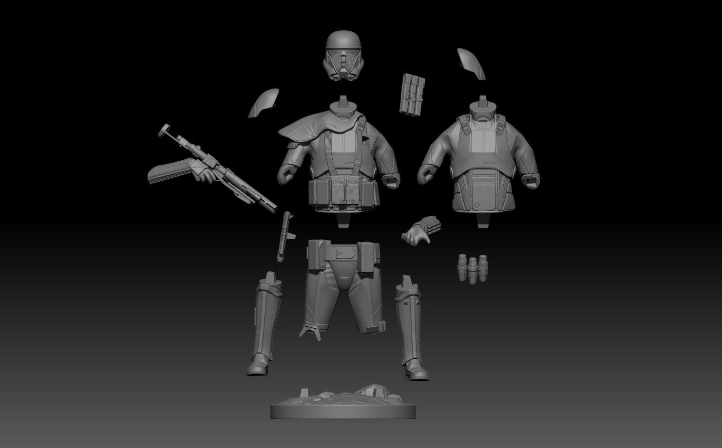 DEATH TROOPER specialist 3D model 3D printable | CGTrader