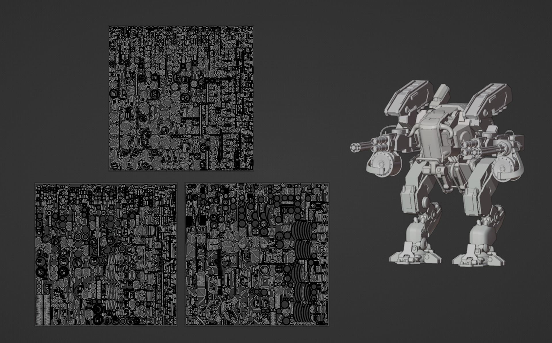 3D model Low-Poly War Robot VR / AR / low-poly | CGTrader