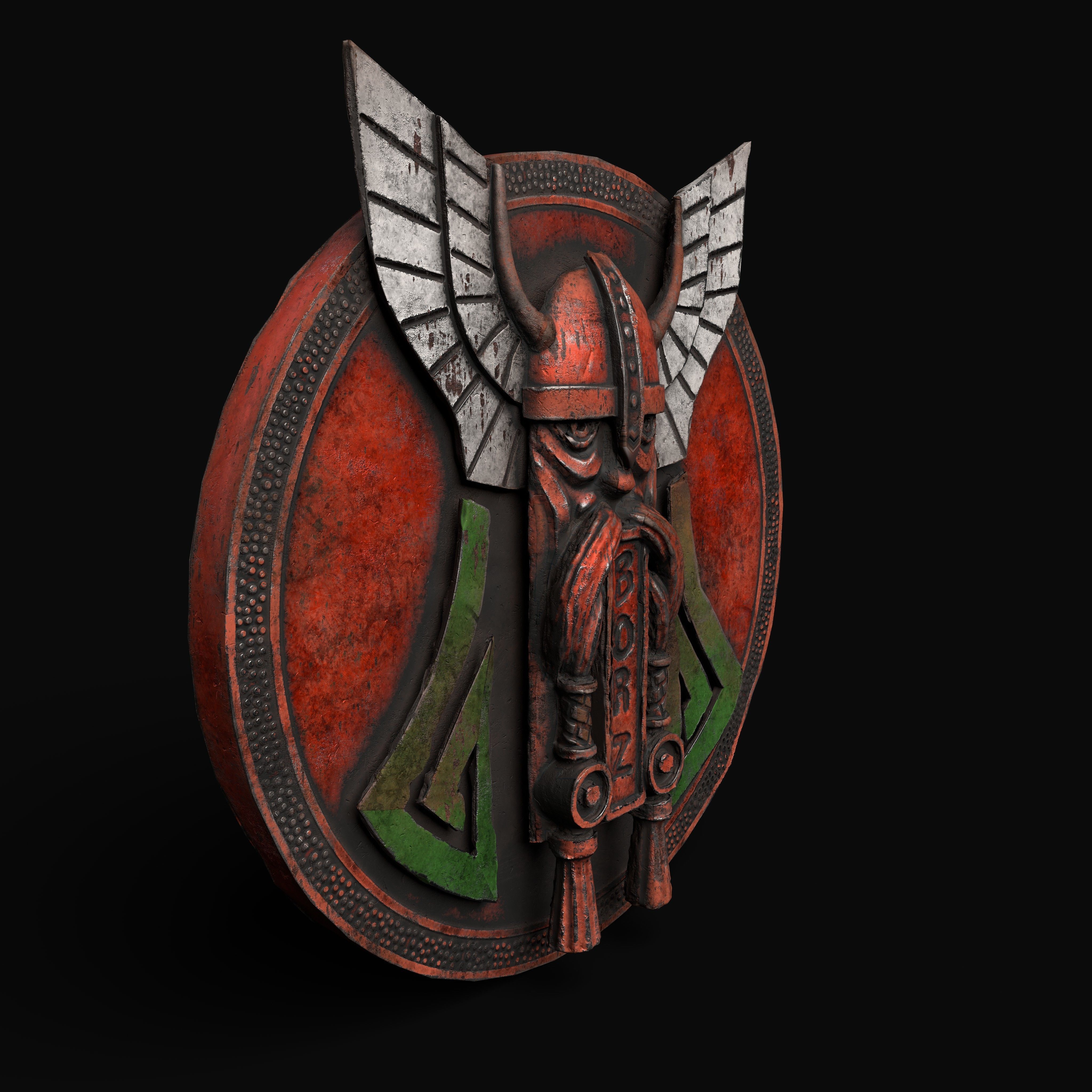 3D model BORZ logo VR / AR / low-poly | CGTrader