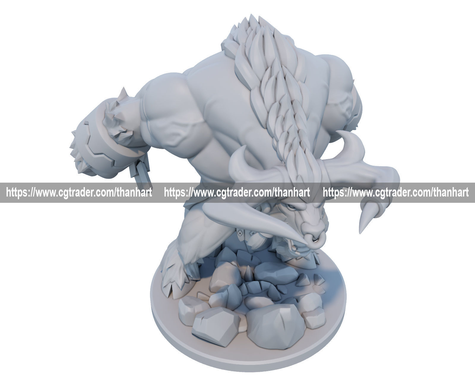 alistar 3D print model League of Legends 3D model 3D printable | CGTrader