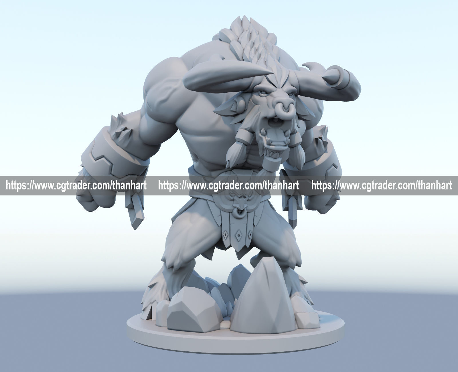 alistar 3D print model League of Legends 3D model 3D printable | CGTrader
