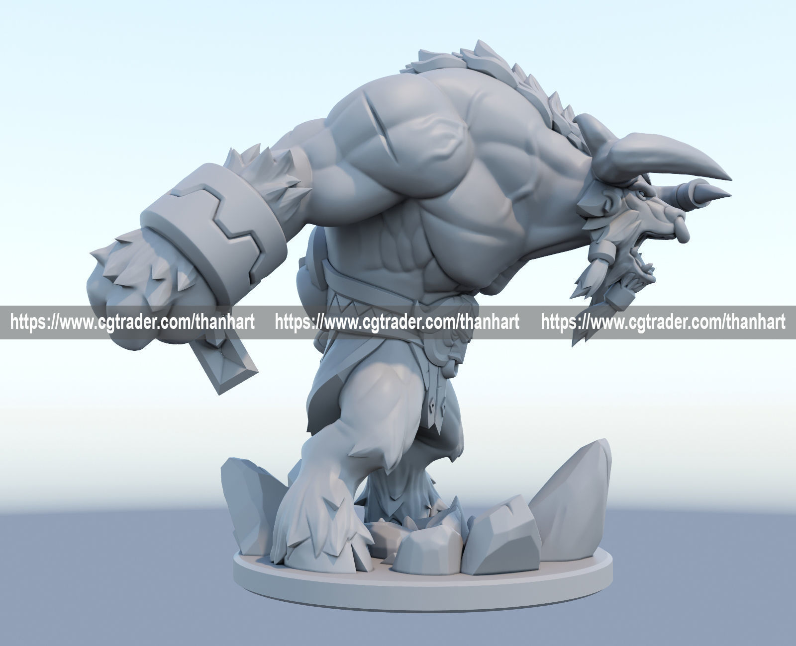 alistar 3D print model League of Legends 3D model 3D printable | CGTrader