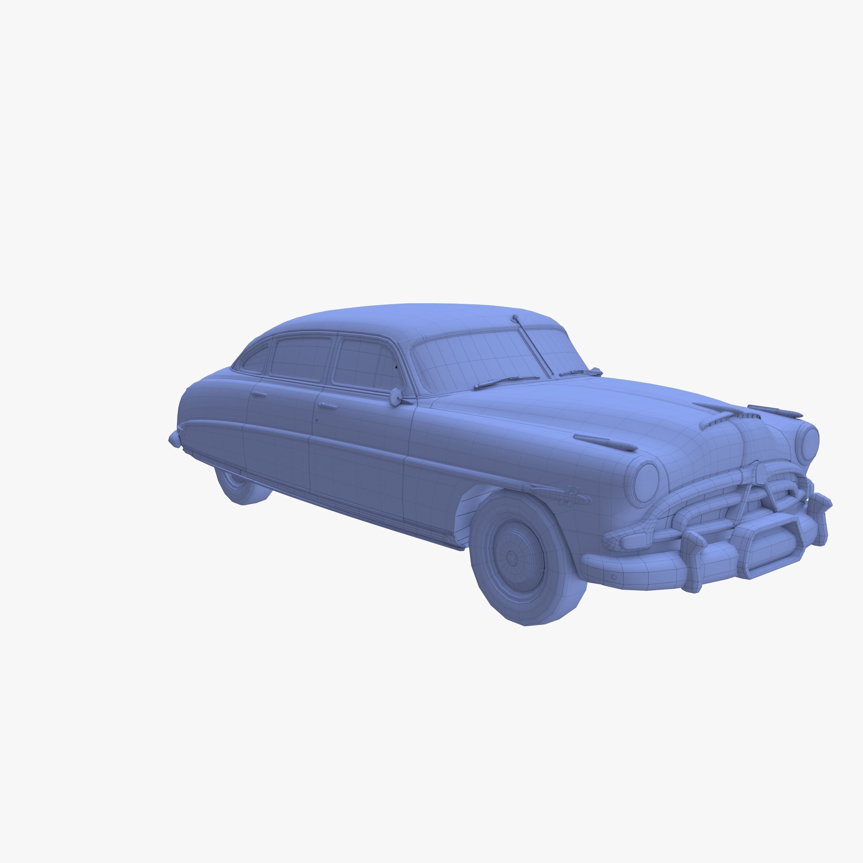 Generic 50s sedan 3D model | CGTrader