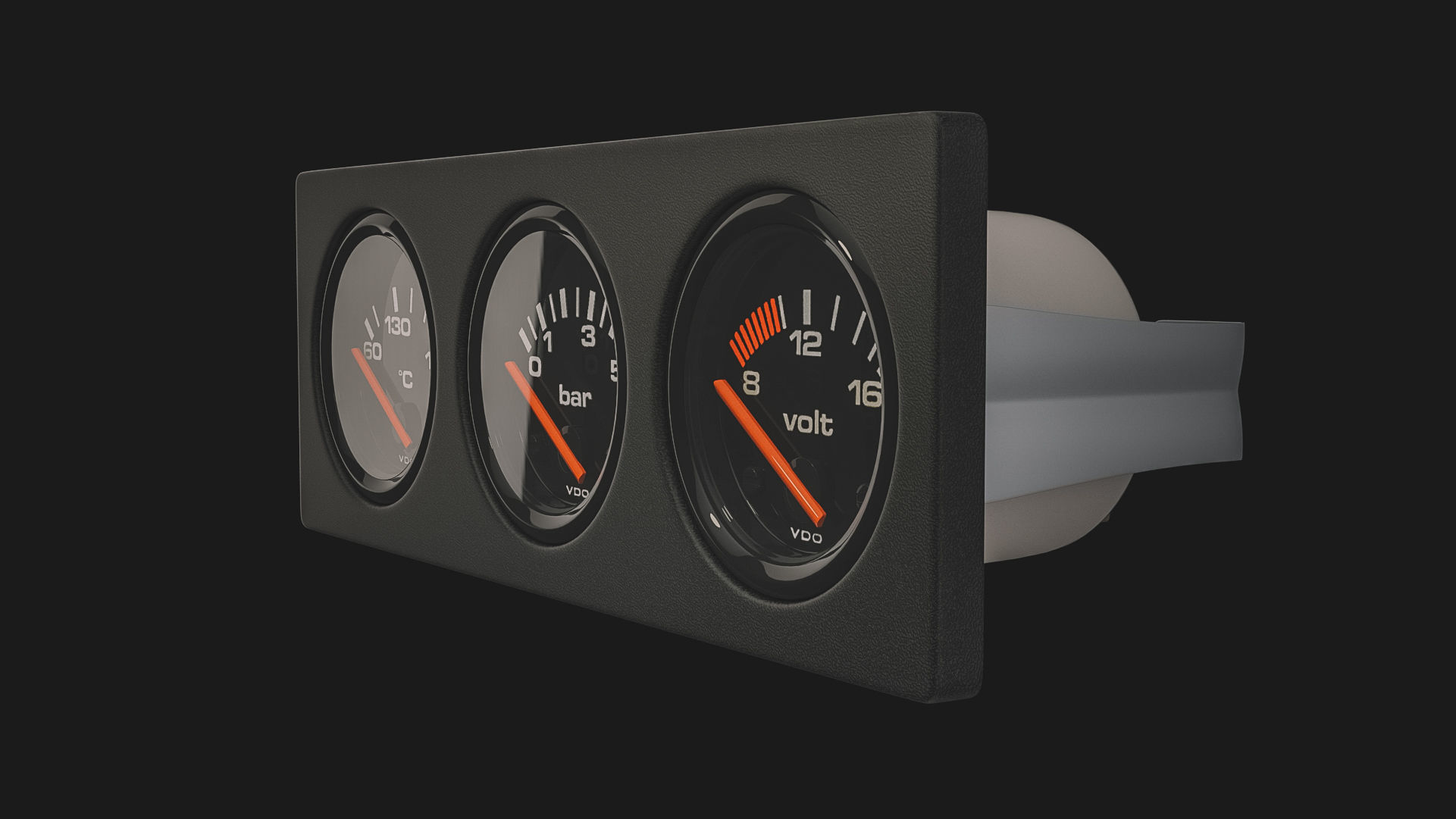 VDO Gauges 3D model | CGTrader