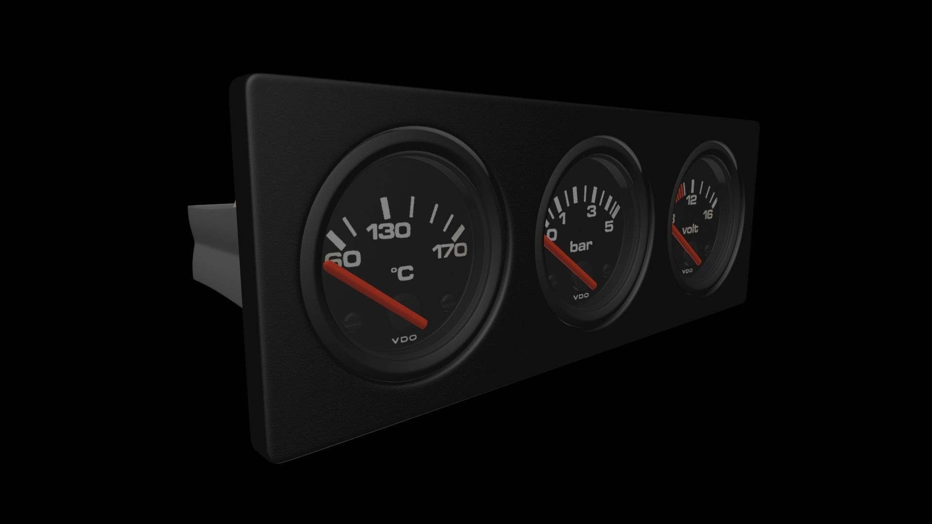 VDO Gauges 3D model | CGTrader