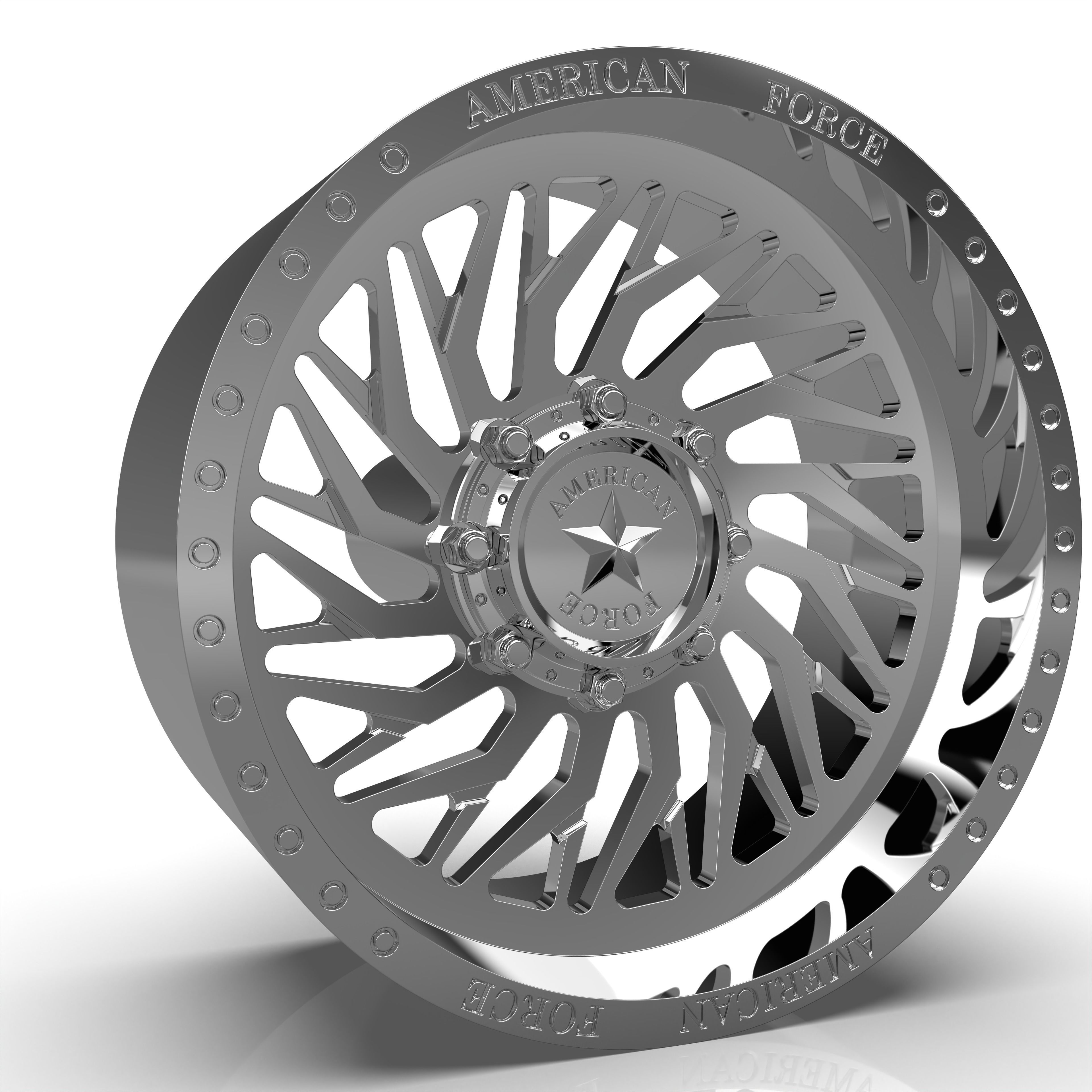 AMERICAN FORCE CKH40 SWANG CC WHEEL 3D model 3D printable | CGTrader