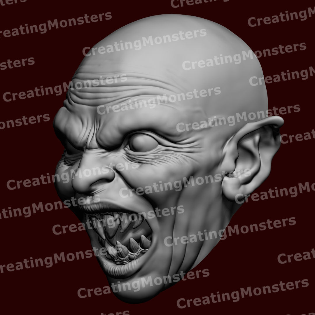 VAMPIRE DECORATION WALL STL 3D model 3D printable | CGTrader