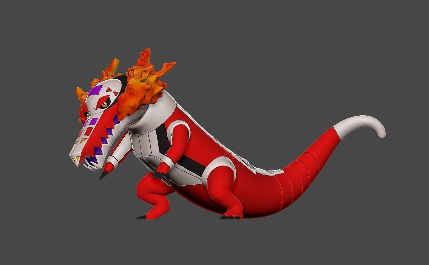 Pokemon fuecoco evolution pack 3D model 3D printable | CGTrader