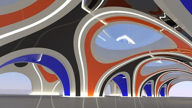 Future building 3D model | CGTrader