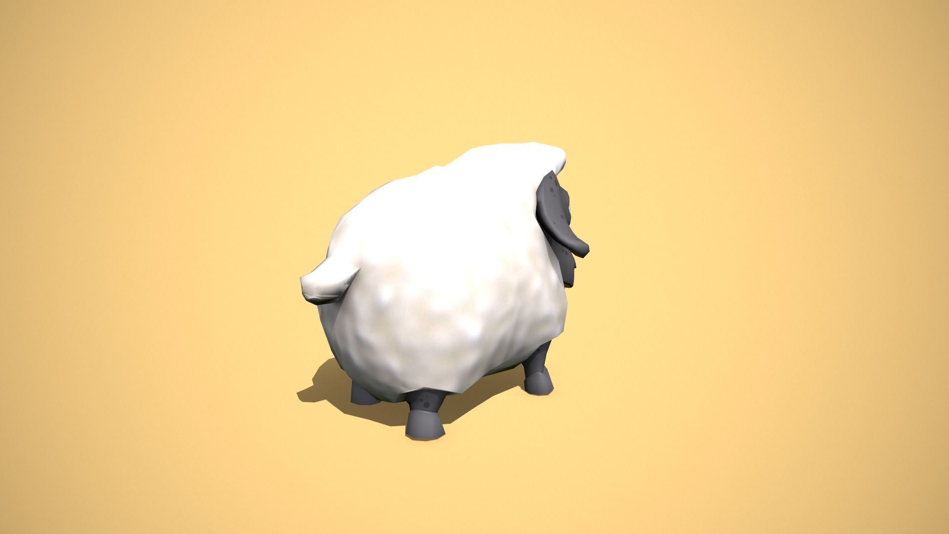 3D model Cartoon Sheep VR / AR / low-poly | CGTrader
