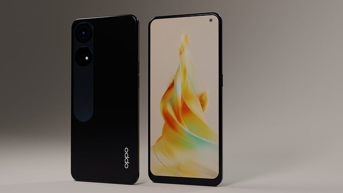 Smartphone realistic 3d model oppo 3D model | CGTrader