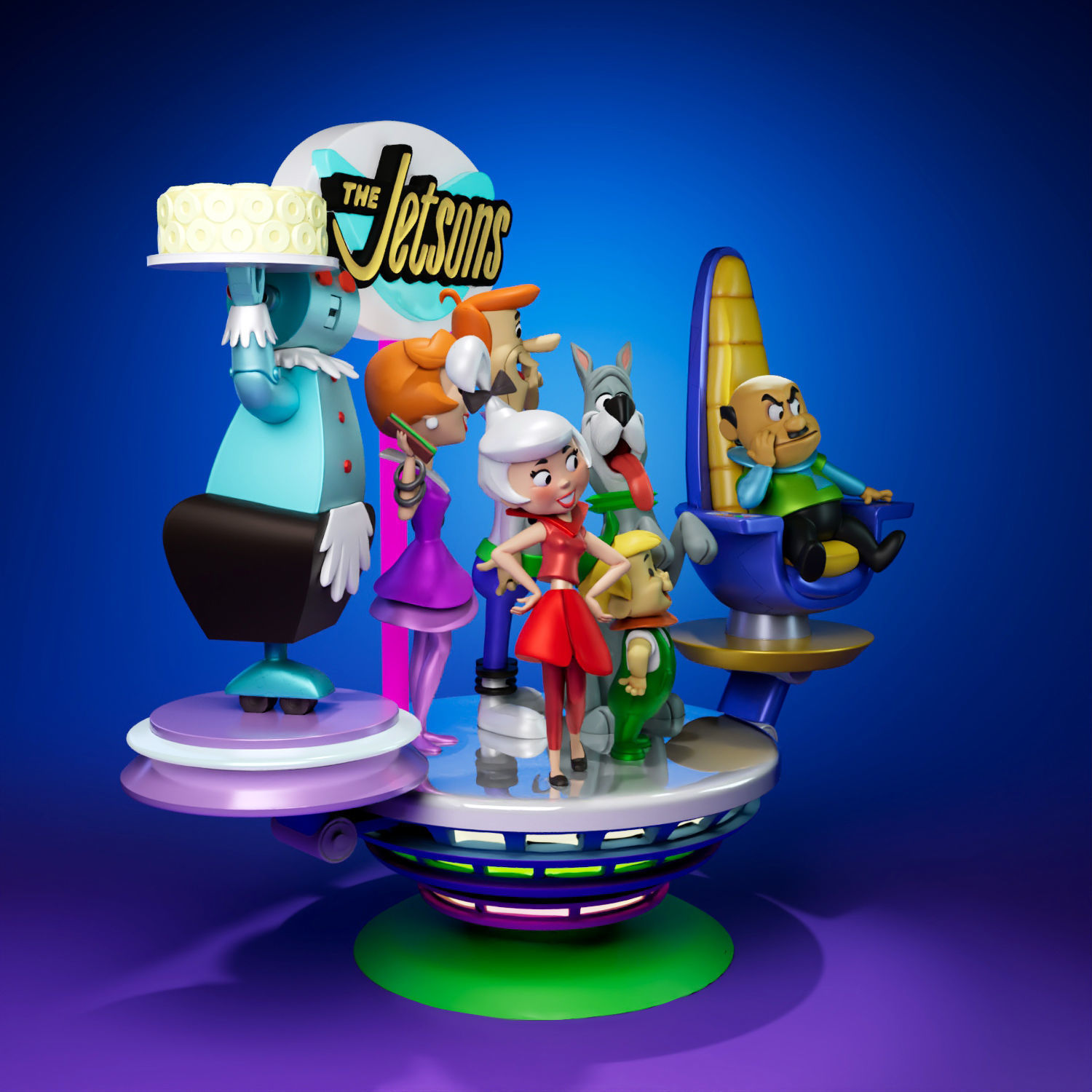 THE JETSONS - EXTEND VERSION 3D model 3D printable | CGTrader