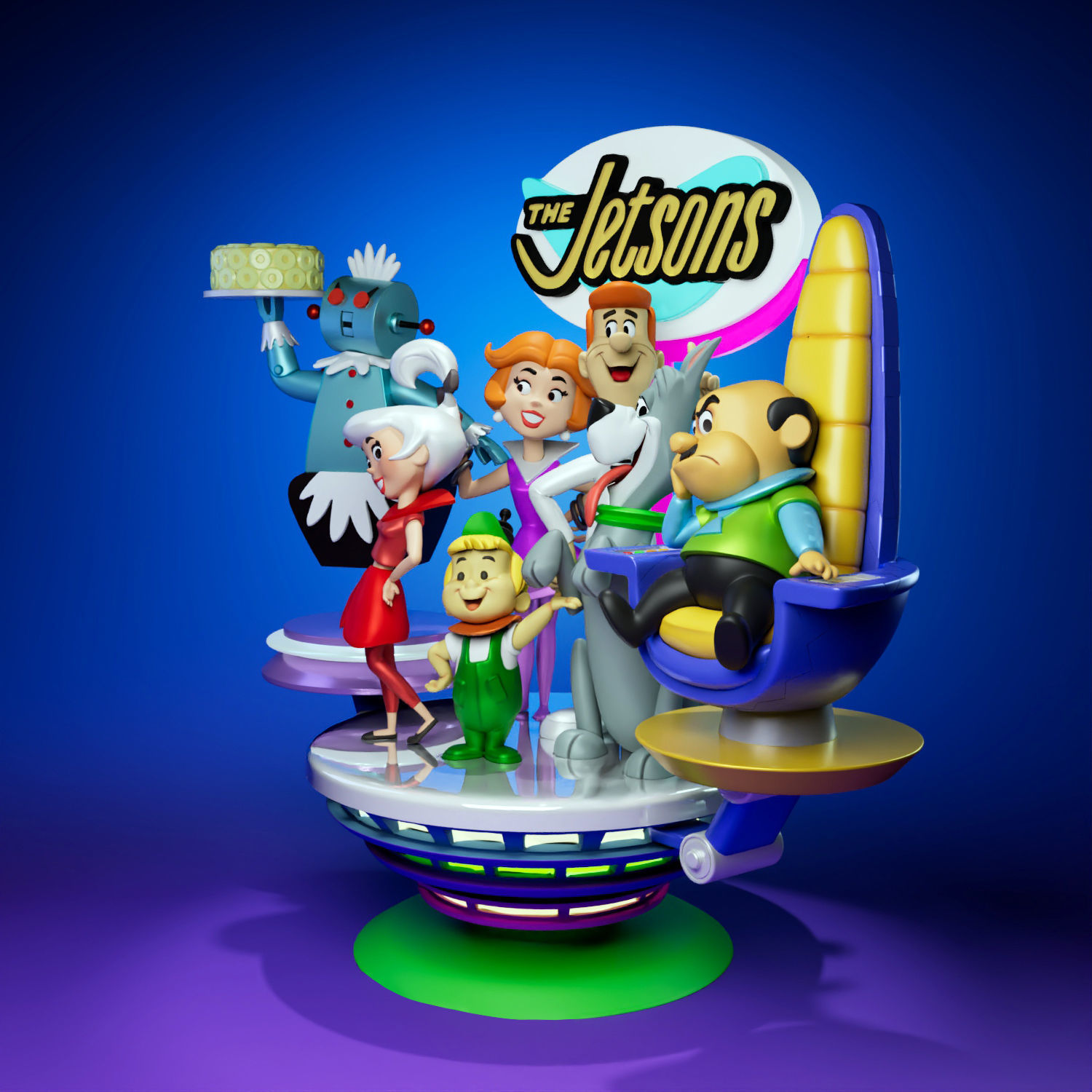 THE JETSONS - EXTEND VERSION 3D model 3D printable | CGTrader