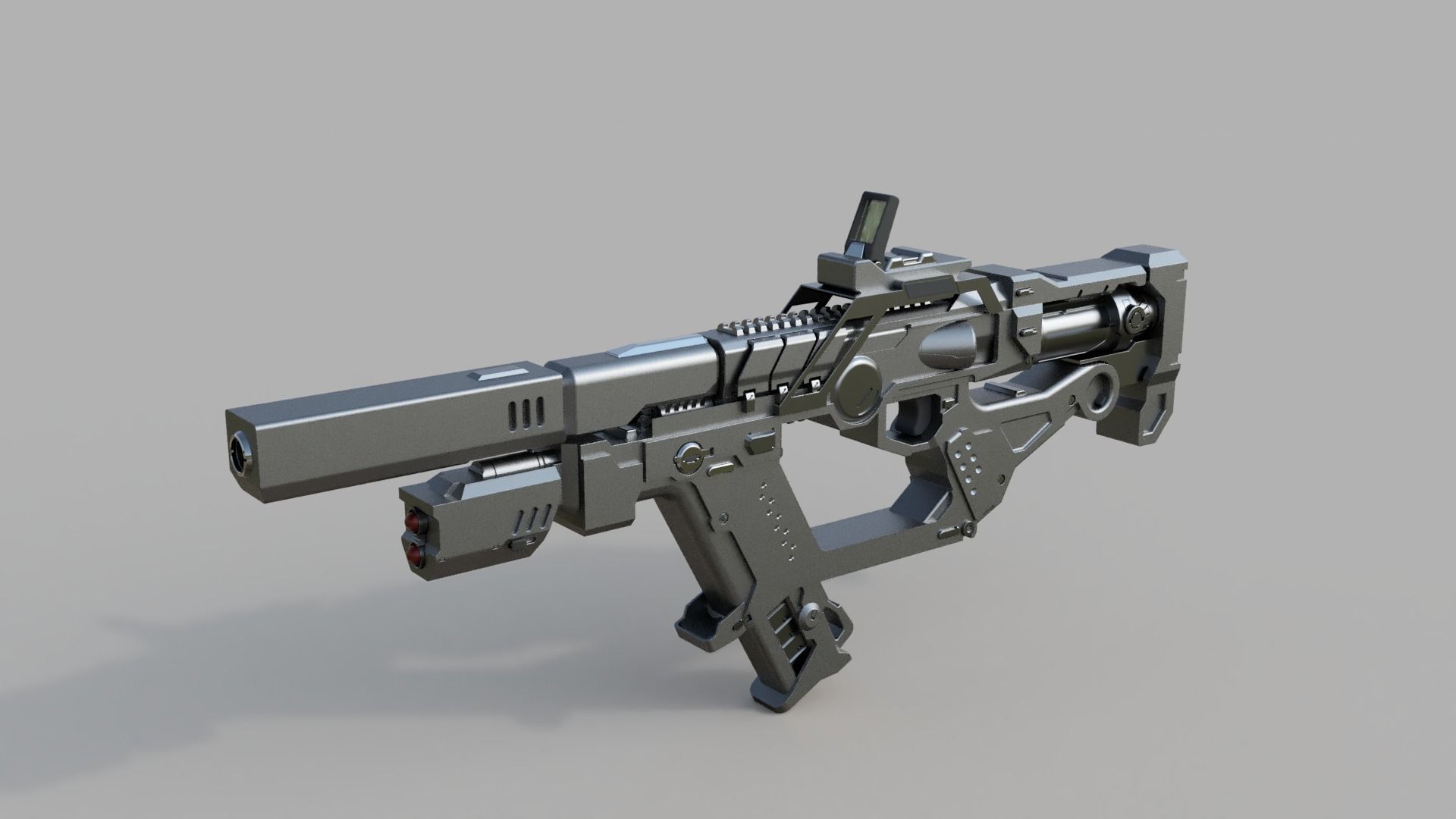 3D model Battle gun VR / AR / low-poly | CGTrader