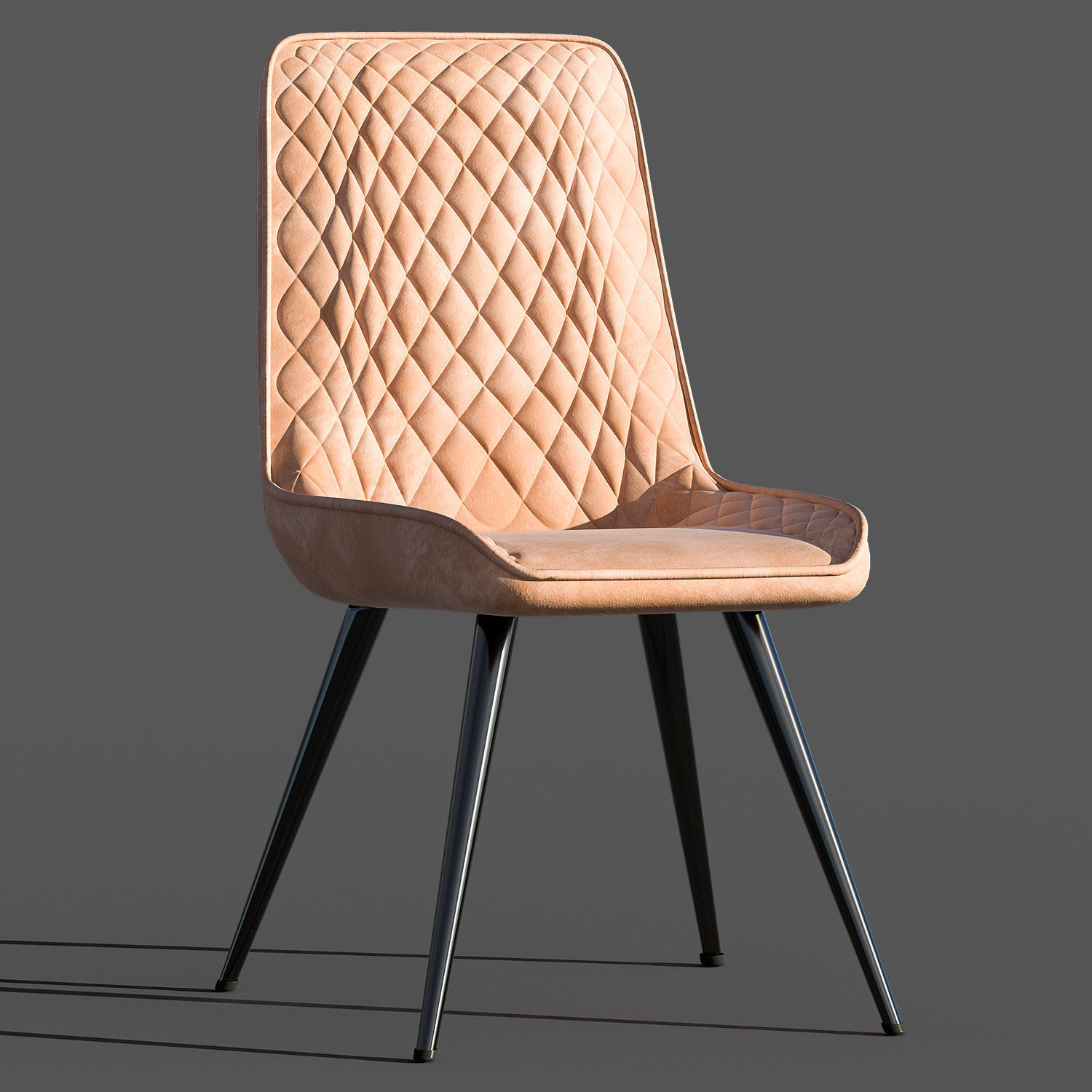 Set of 2 Hamilton Dining Chairs free 3D model | CGTrader