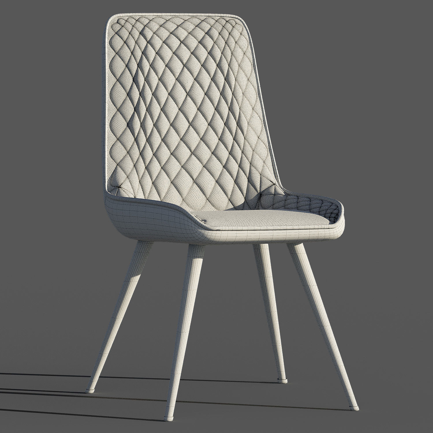 Set of 2 Hamilton Dining Chairs free 3D model | CGTrader