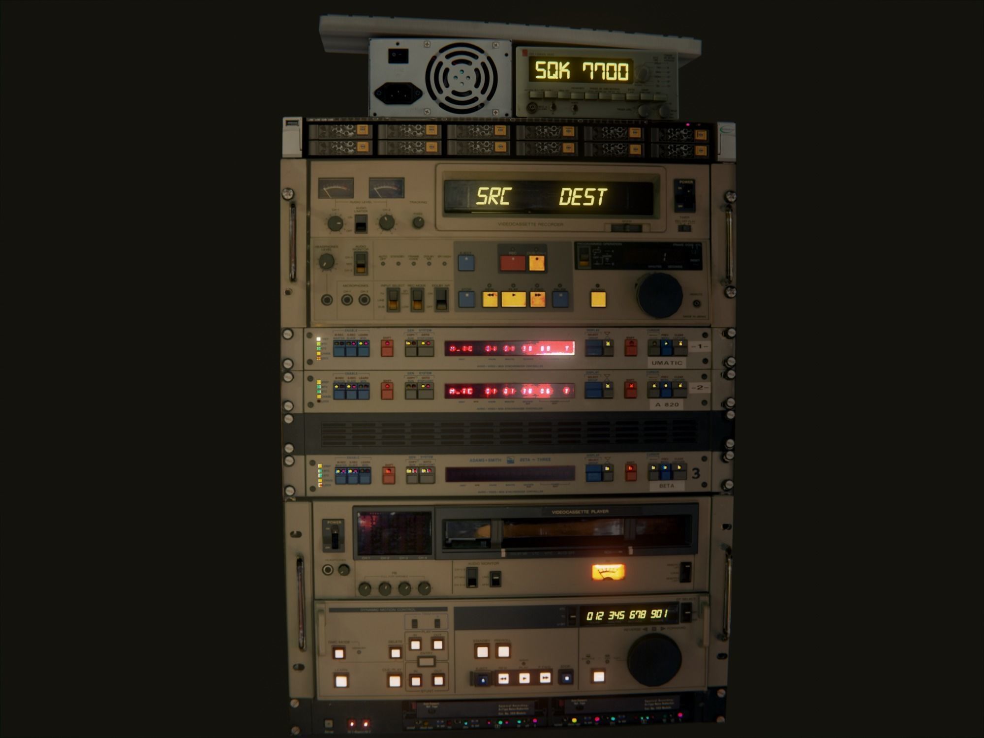 Misc 3D Computer Server Rack Assets free 3D model | CGTrader