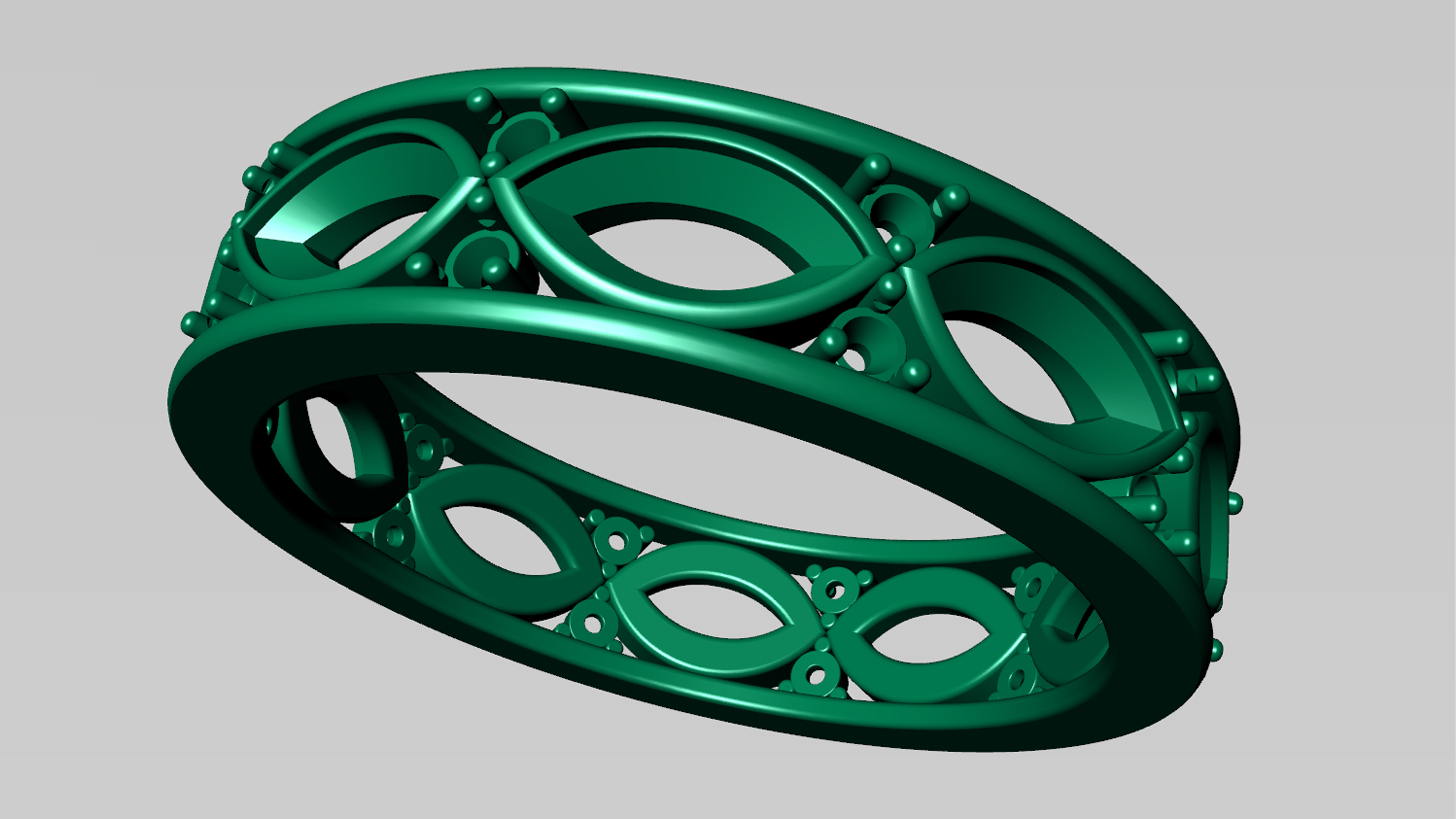 3D printed model rendering diamond ring design 3D model 3D printable | CGTrader