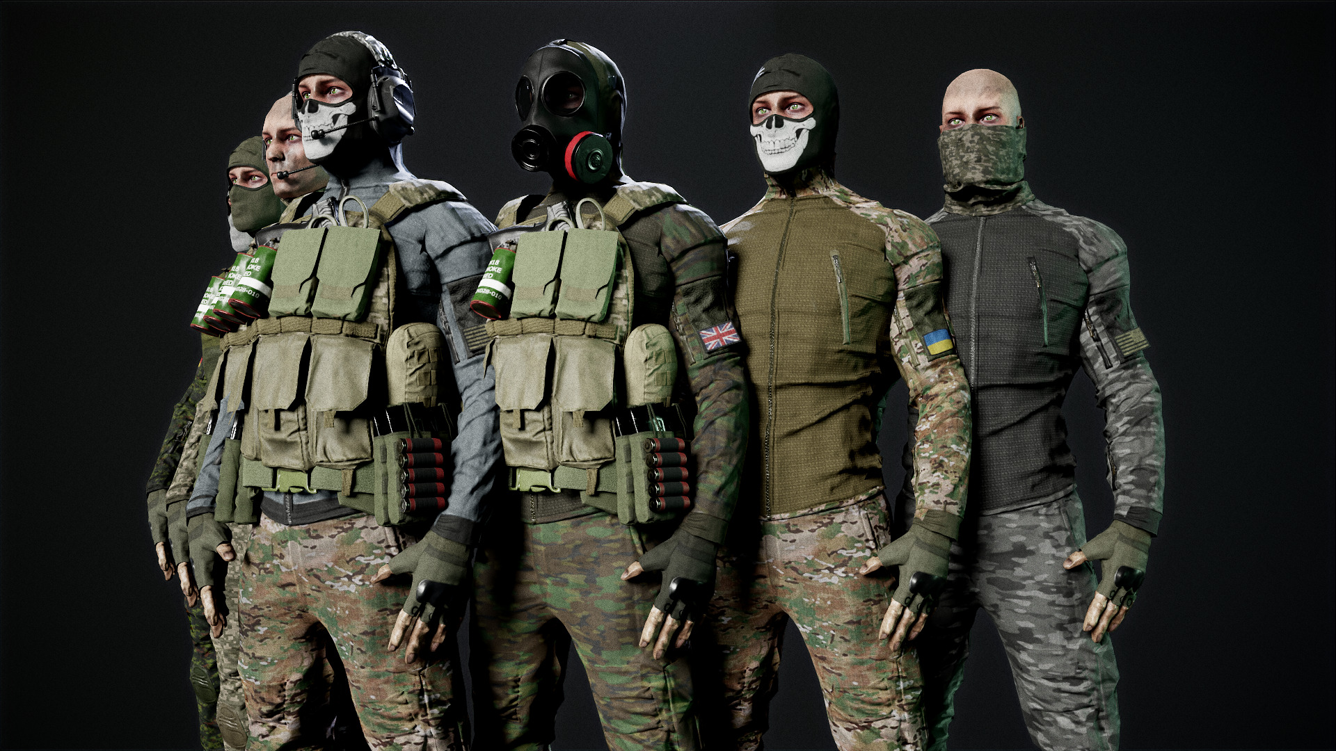 3D model Soldier GAME READY Low-poly 3D model csgo skins for ukraine VR ...