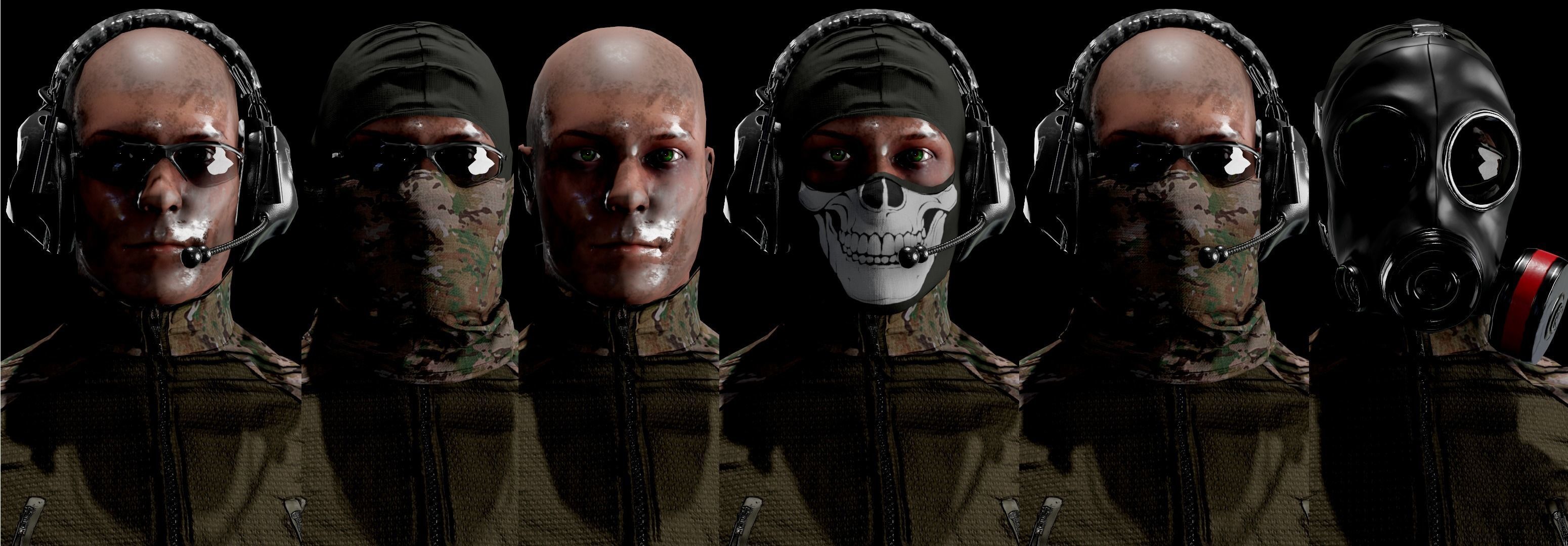 3D model Soldier GAME READY Low-poly 3D model csgo skins for ukraine VR ...