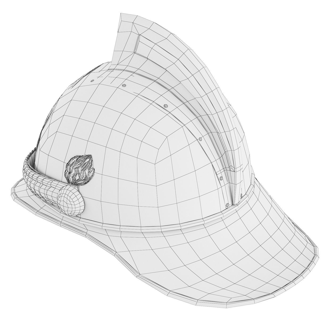 Firefighter helmet 3D model | CGTrader