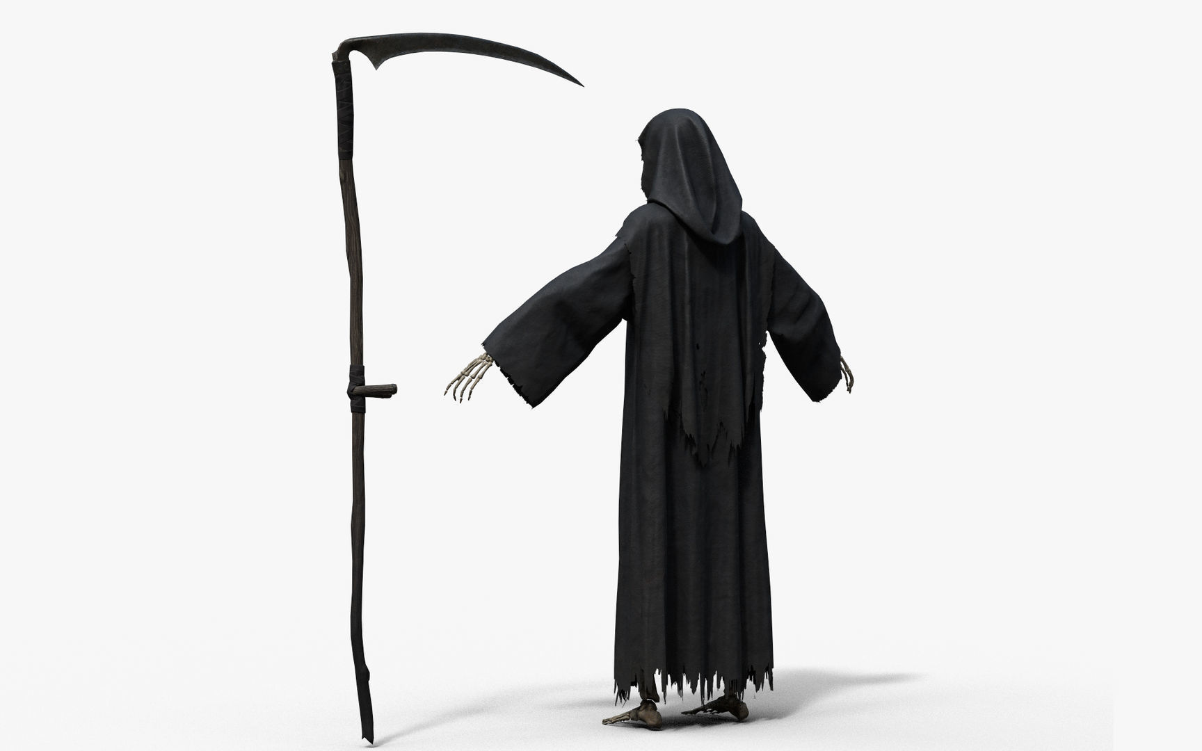 3D model Grim Reaper VR / AR / low-poly | CGTrader