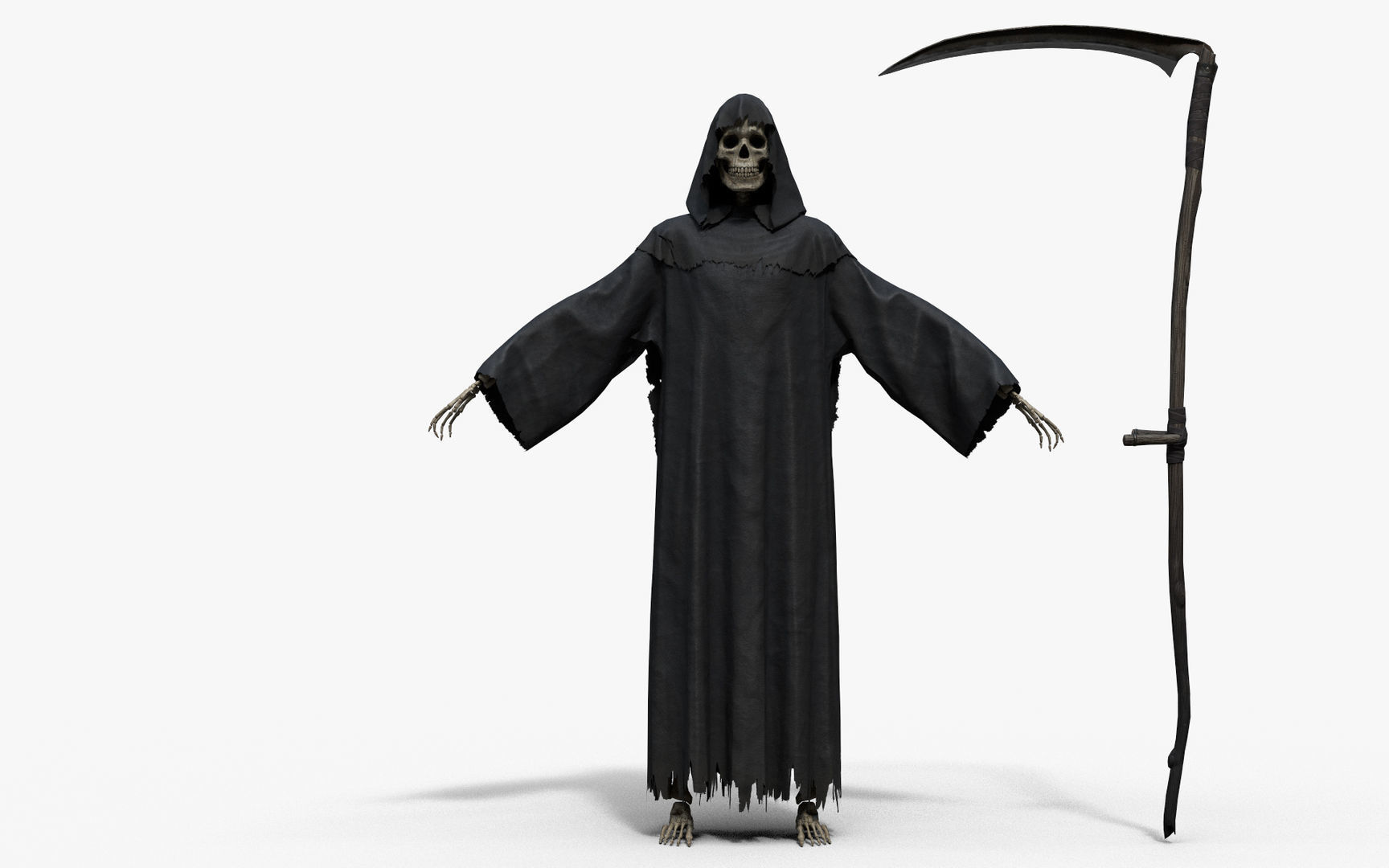 3D model Grim Reaper VR / AR / low-poly | CGTrader