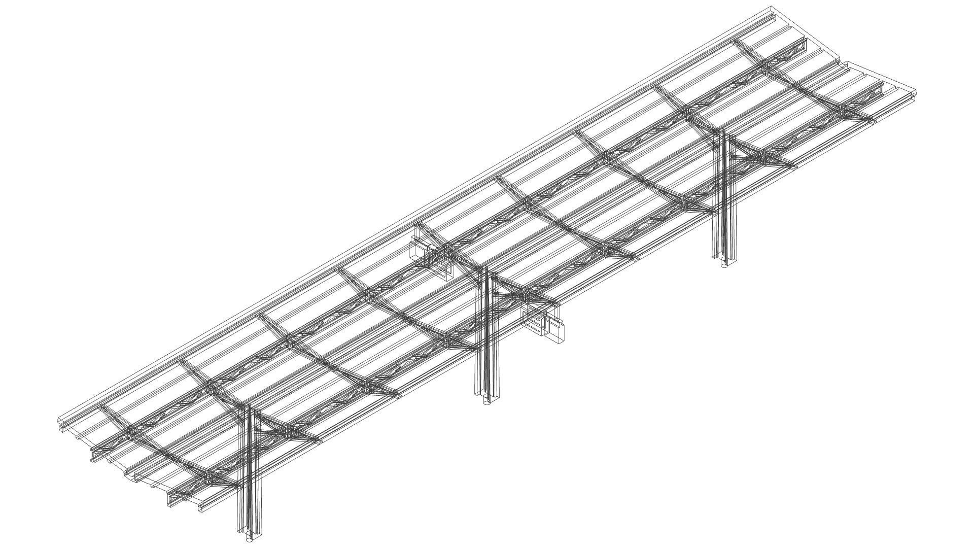 Platform canopy 1-120 scale 3D model 3D printable | CGTrader