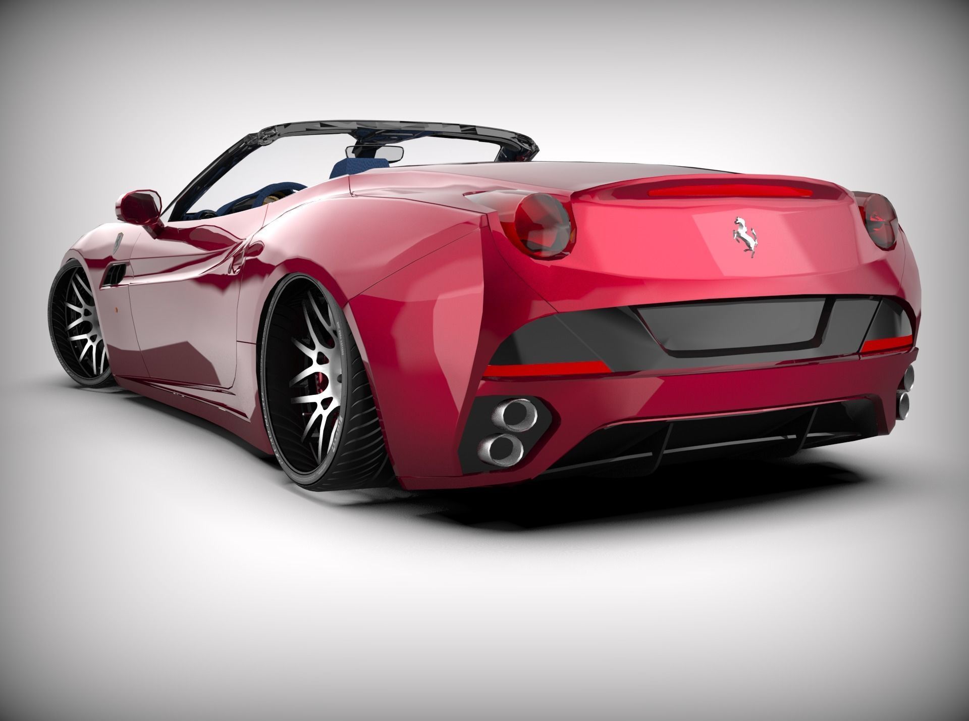 Ferrari California Car 3D Model 3D model | CGTrader