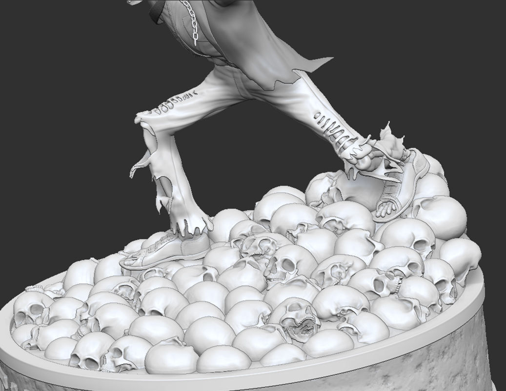 The Rattlehead Megadeth maskot 3D model 3D printable | CGTrader