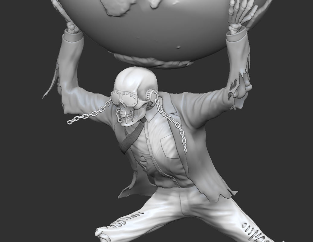 The Rattlehead Megadeth maskot 3D model 3D printable | CGTrader