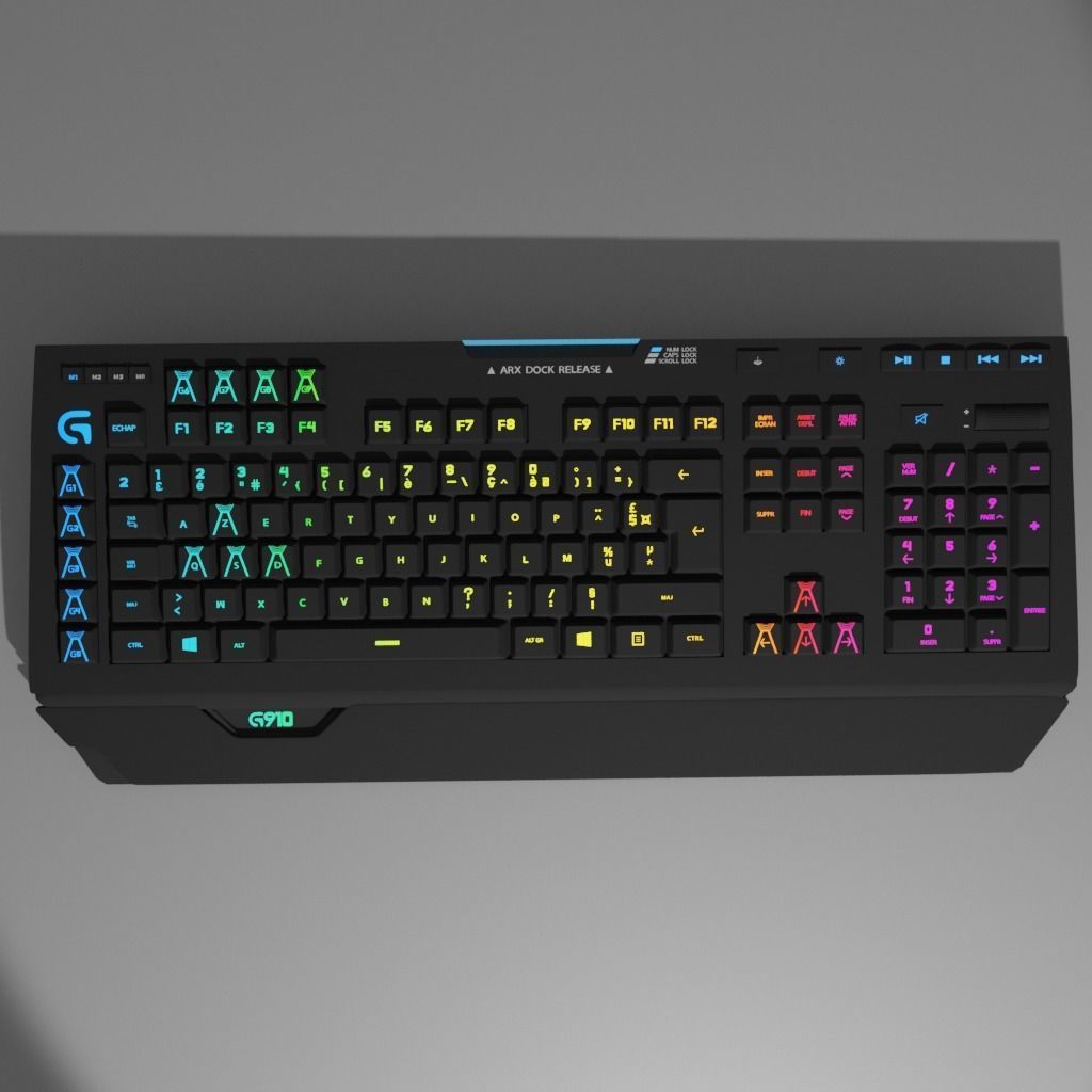 3D model Computer Keyboard Low Poly VR / AR / low-poly | CGTrader