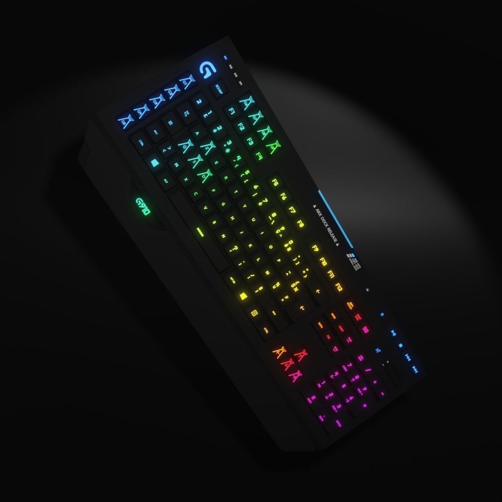 3D model Computer Keyboard Low Poly VR / AR / low-poly | CGTrader