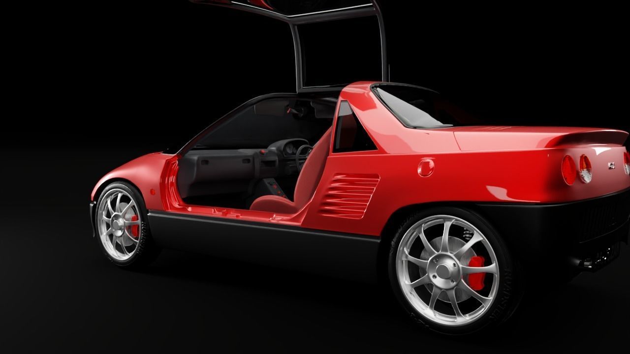 Mazda Autozam Az-1 Car 3d Model free 3D model | CGTrader