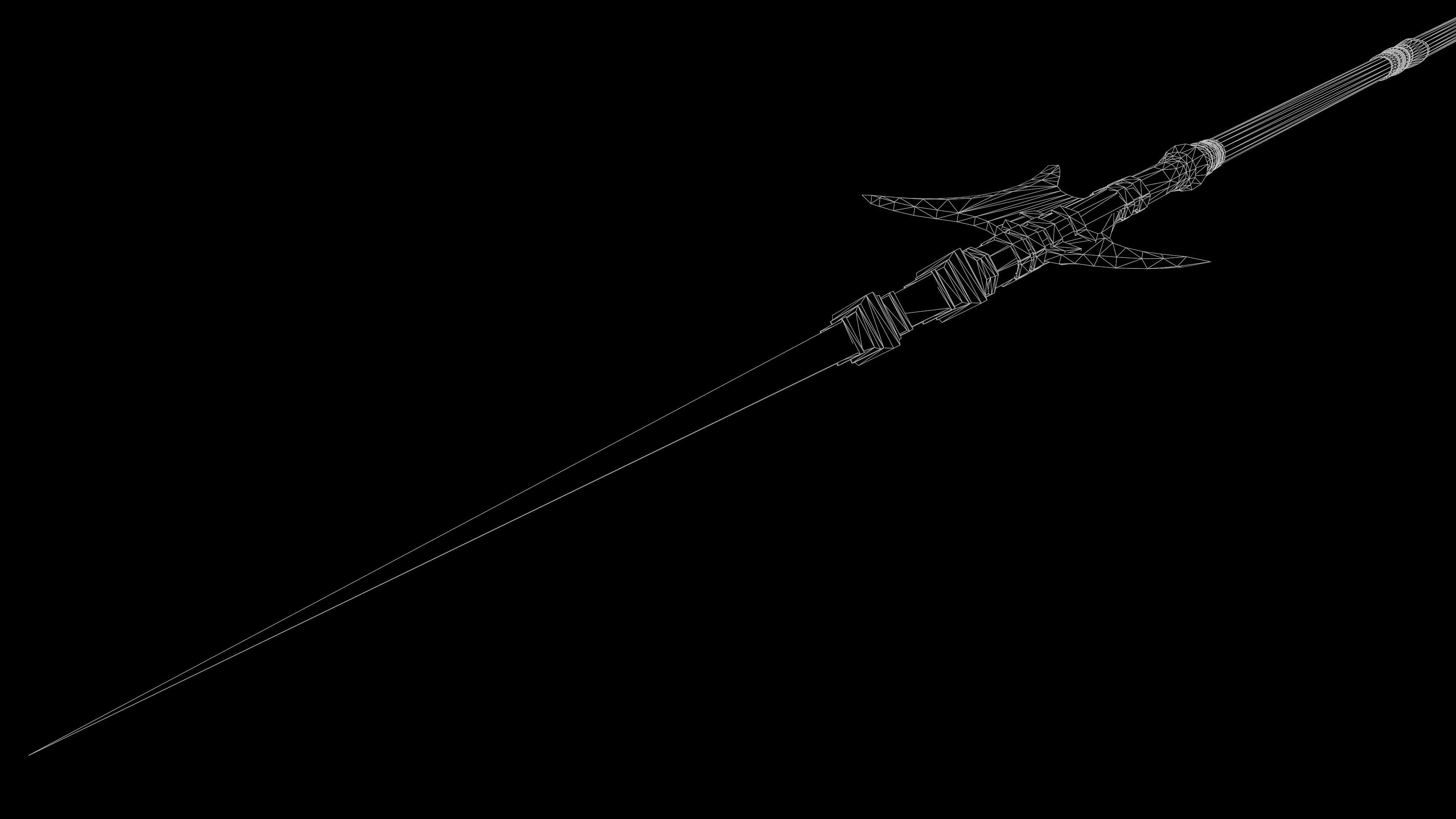 3D model Medieval Halberd Melee Weapon VR / AR / low-poly | CGTrader