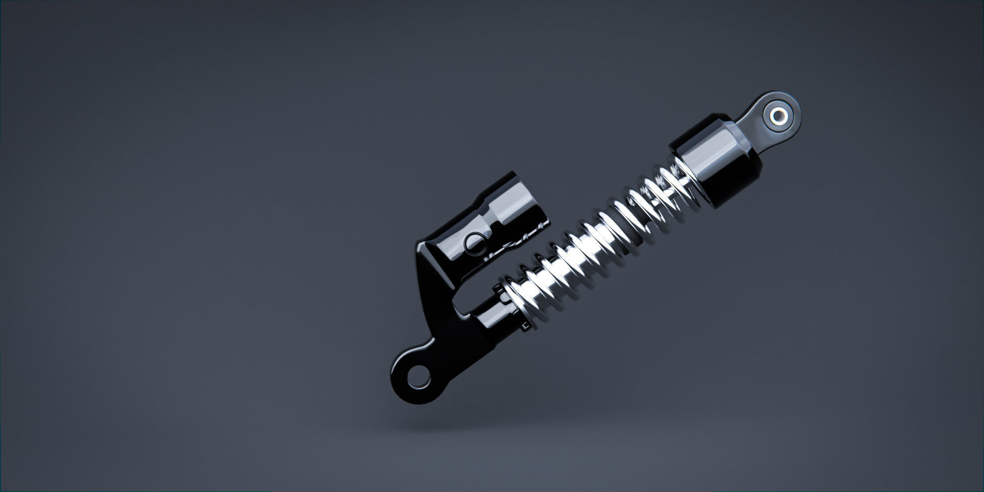 Suspension-Shock Absorber 3D model | CGTrader