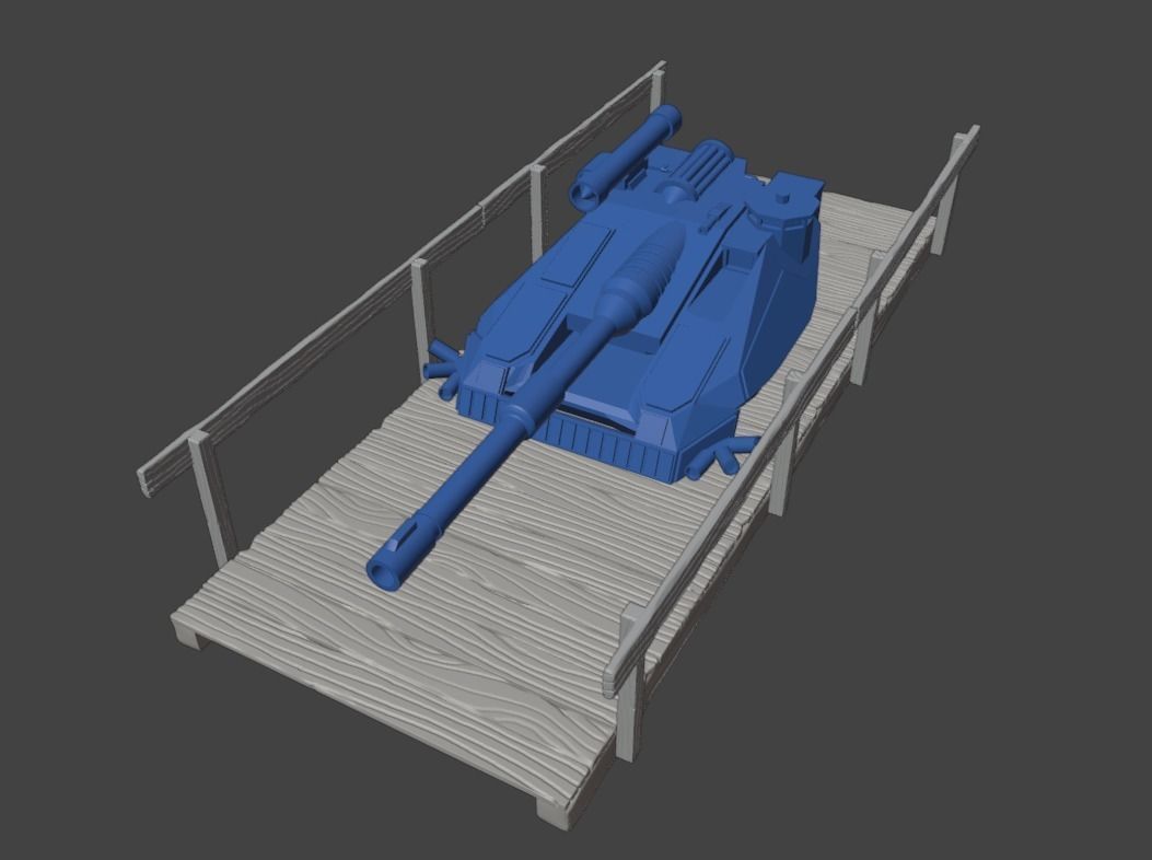Wooden Infantry Bridge for 28mm Wargames free 3D model 3D printable ...