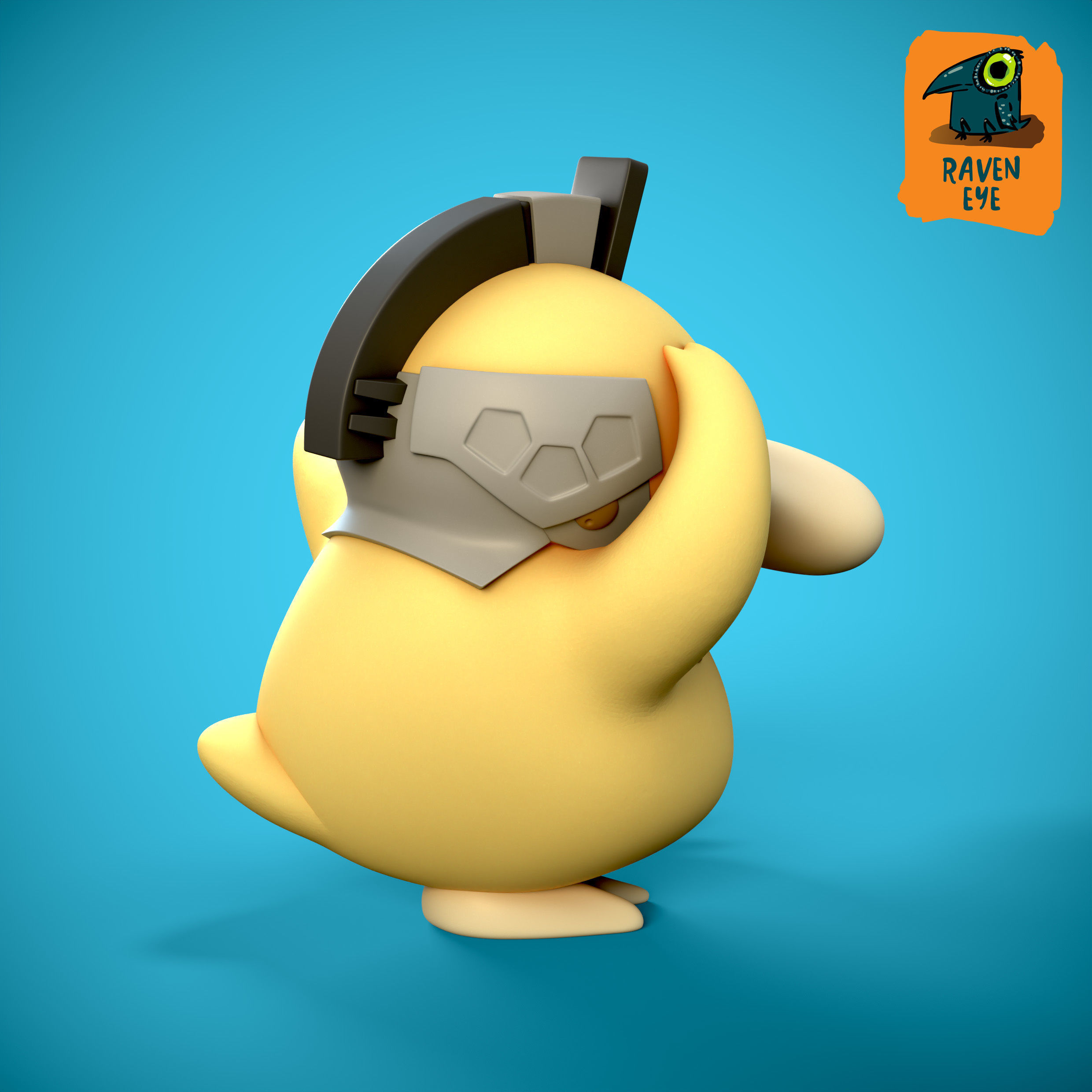 Luden Psyduck 3D model 3D printable | CGTrader