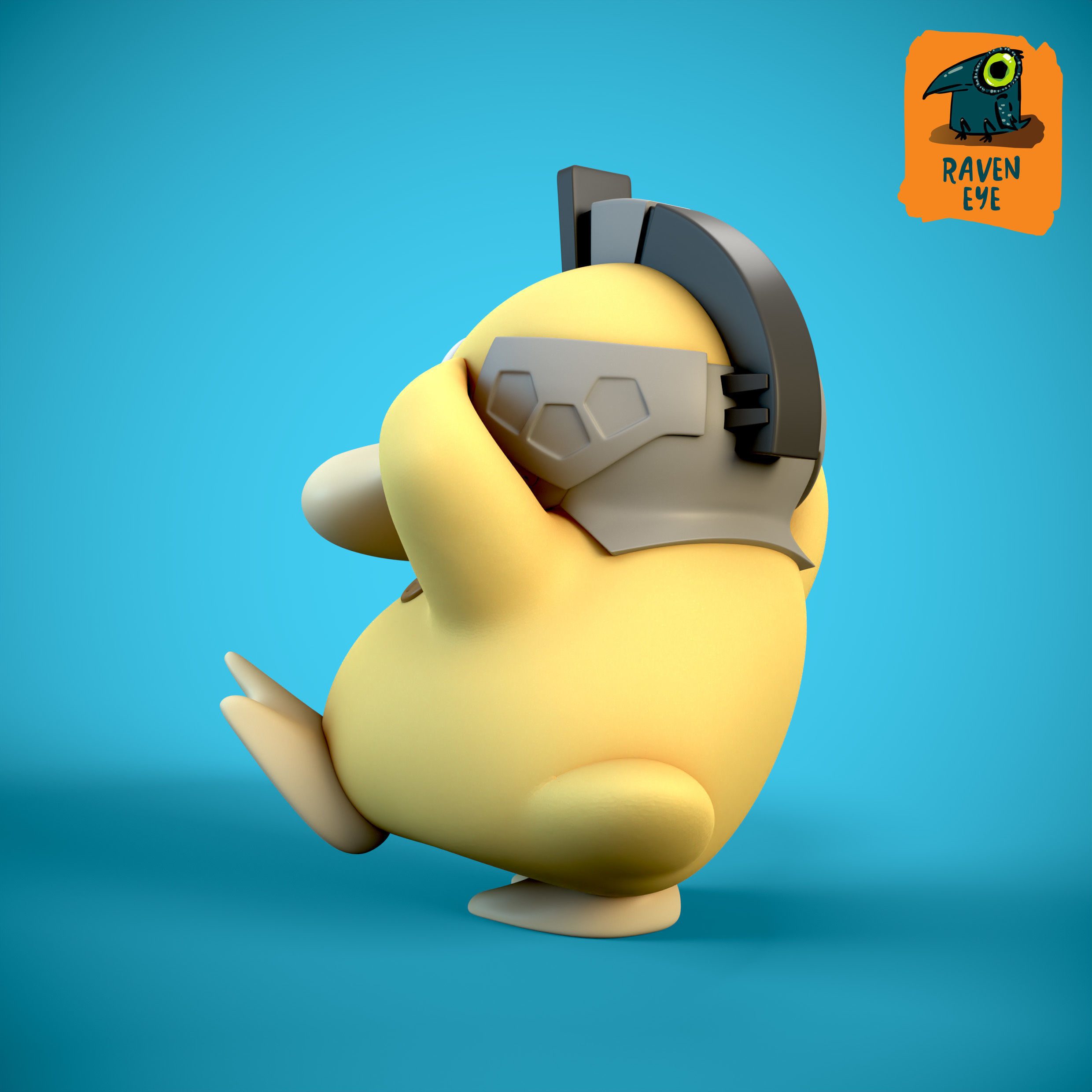 Luden Psyduck 3D model 3D printable | CGTrader