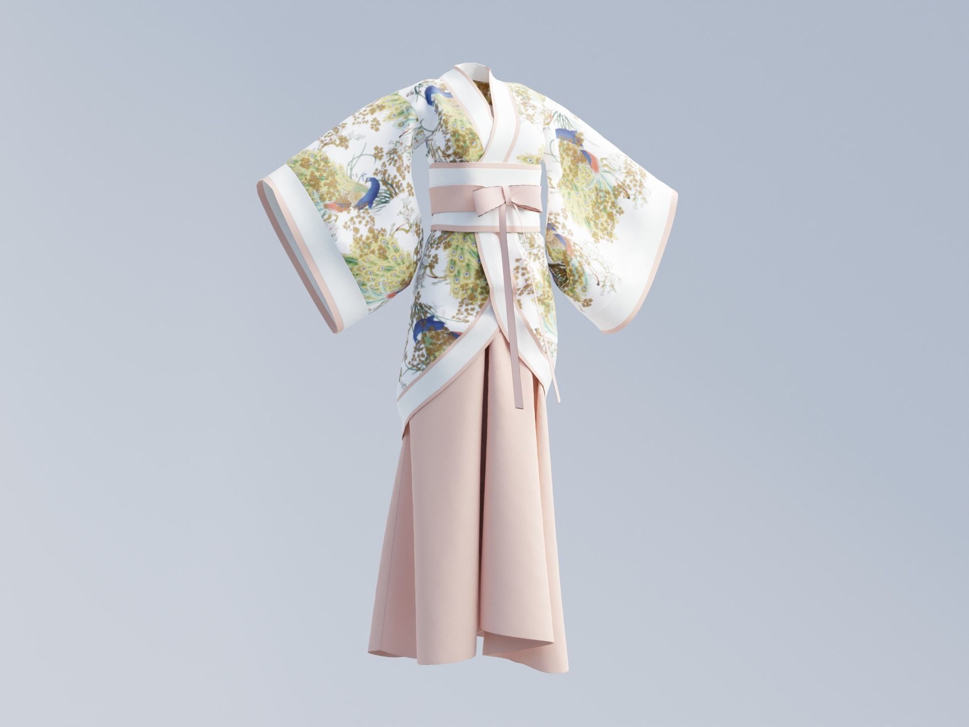 Hanfu Hanbok clothes 3D model 3D model | CGTrader