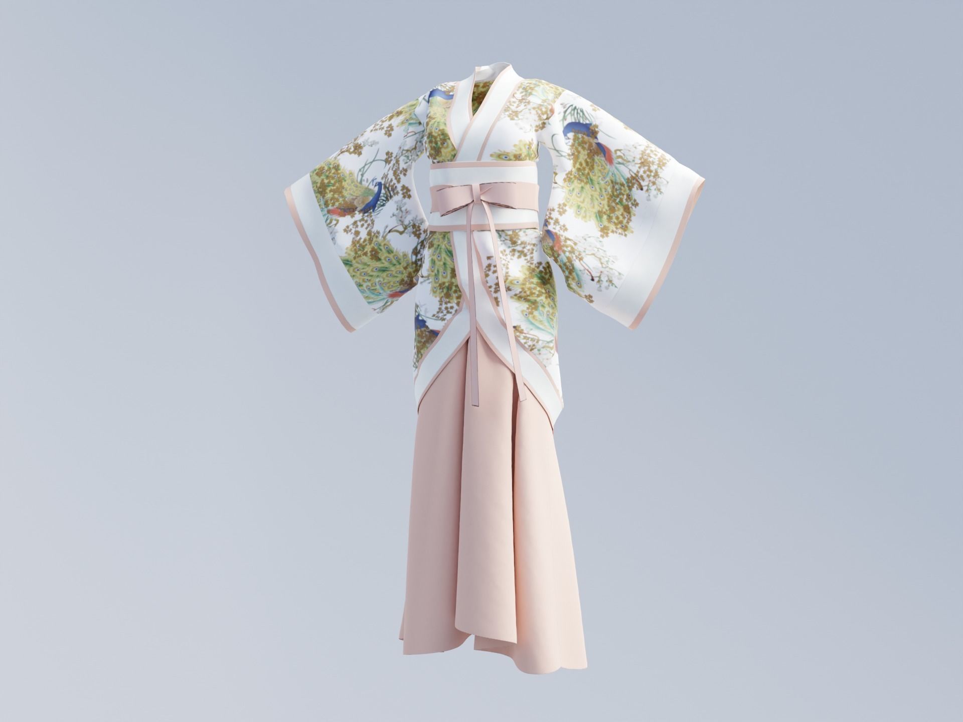 Hanfu Hanbok clothes 3D model 3D model | CGTrader