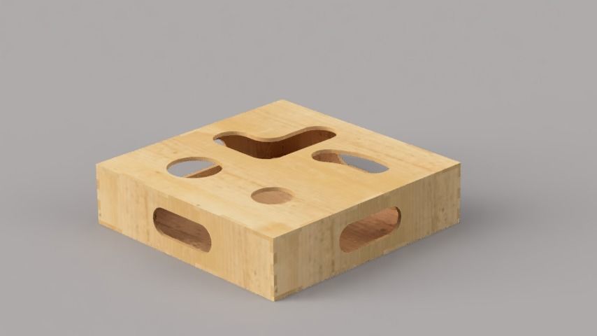 Cat play box 3D model 3D printable | CGTrader