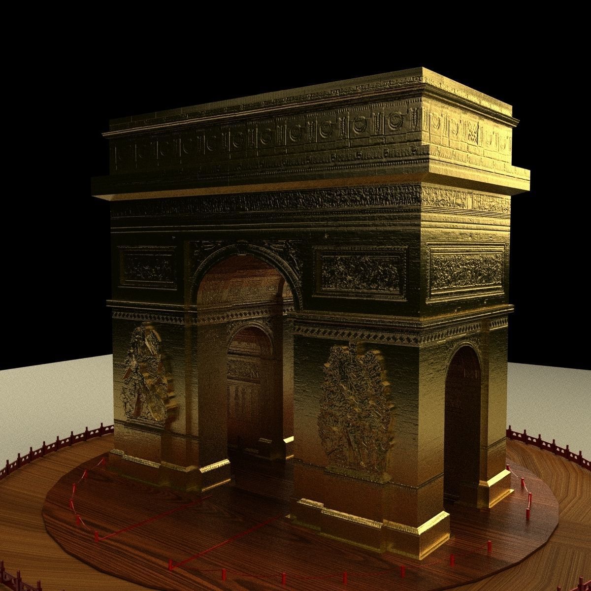 Arc de Triomphe 3D model | CGTrader