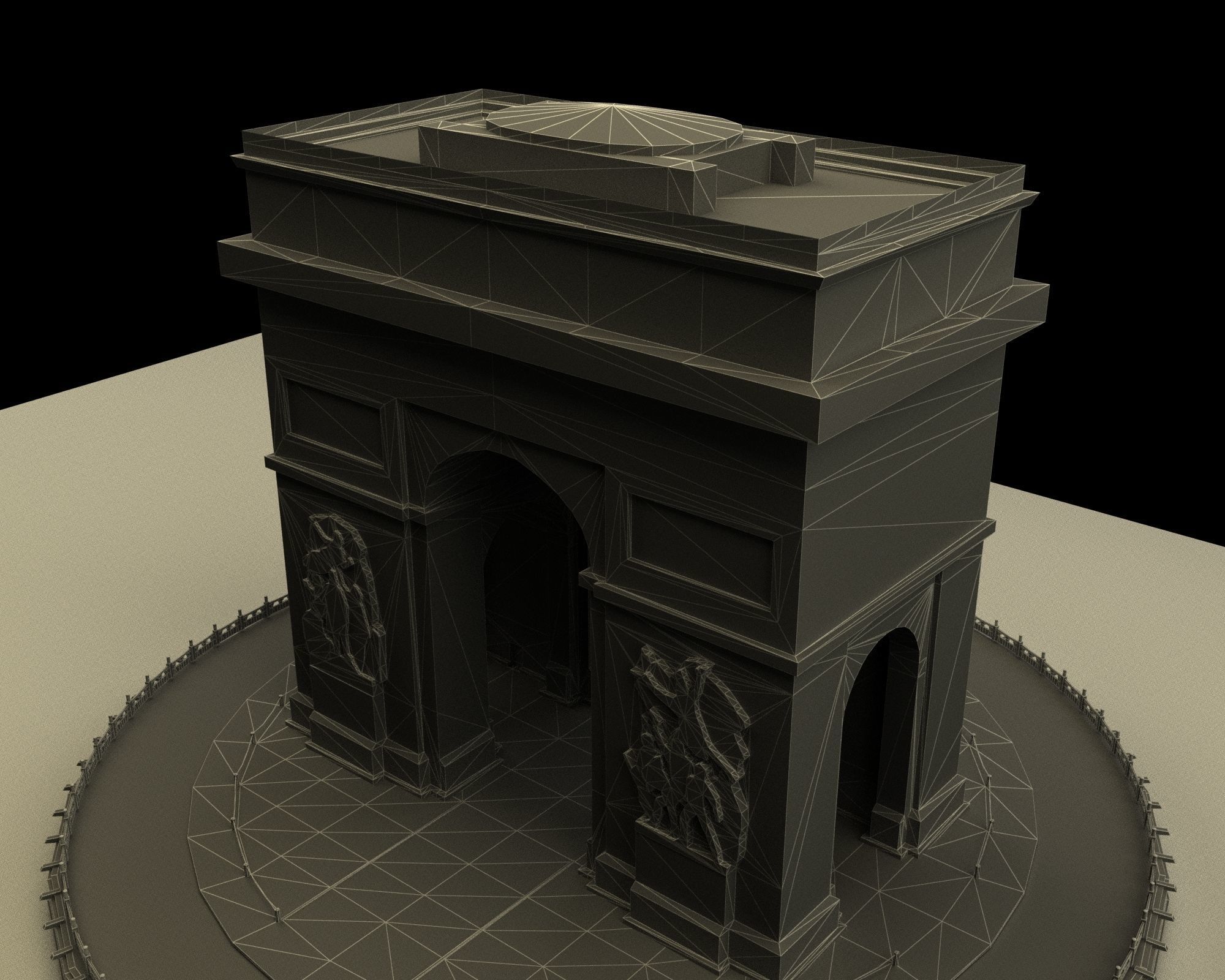 Arc de Triomphe 3D model | CGTrader