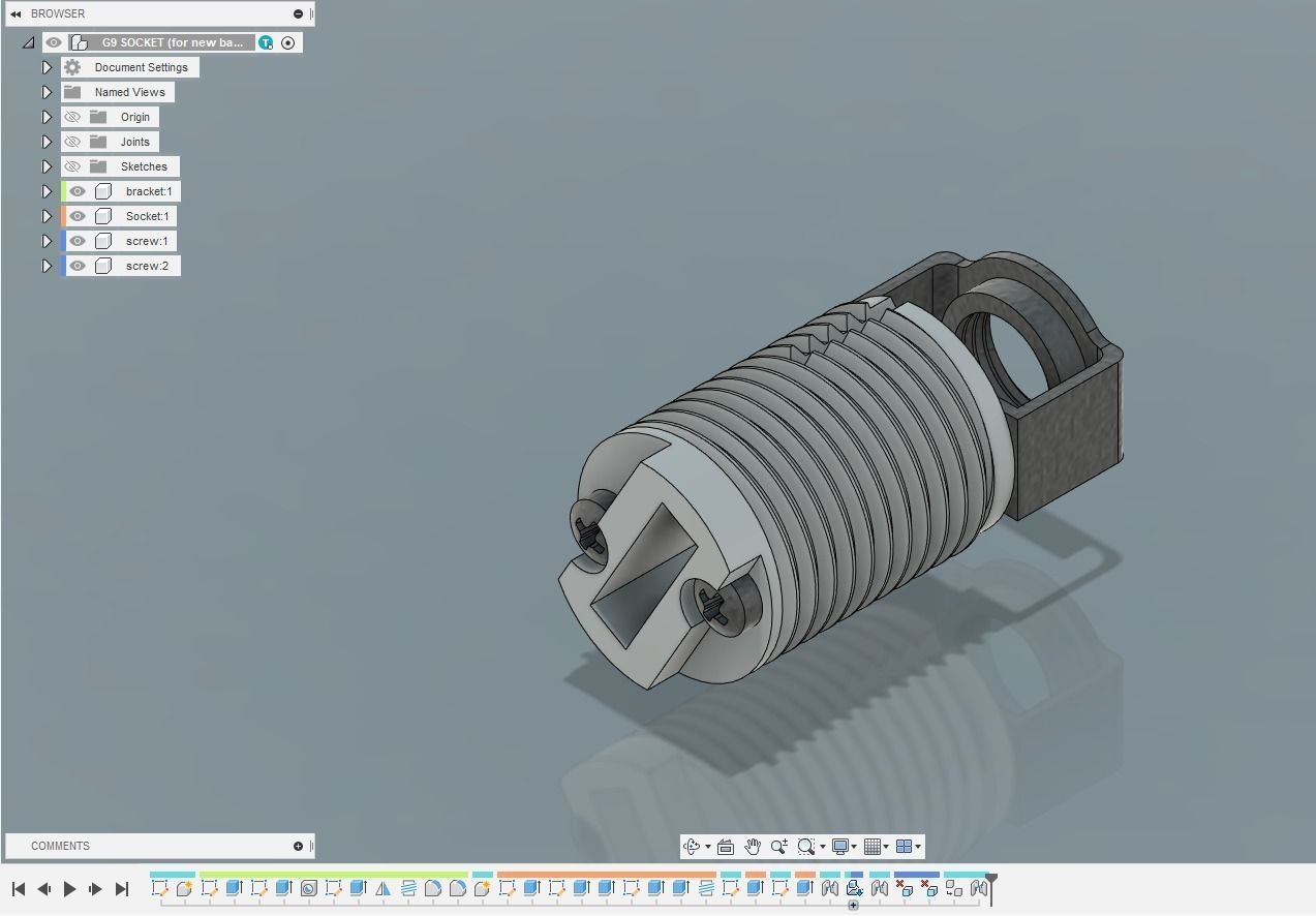 G9 Socket 3D model 3D printable | CGTrader
