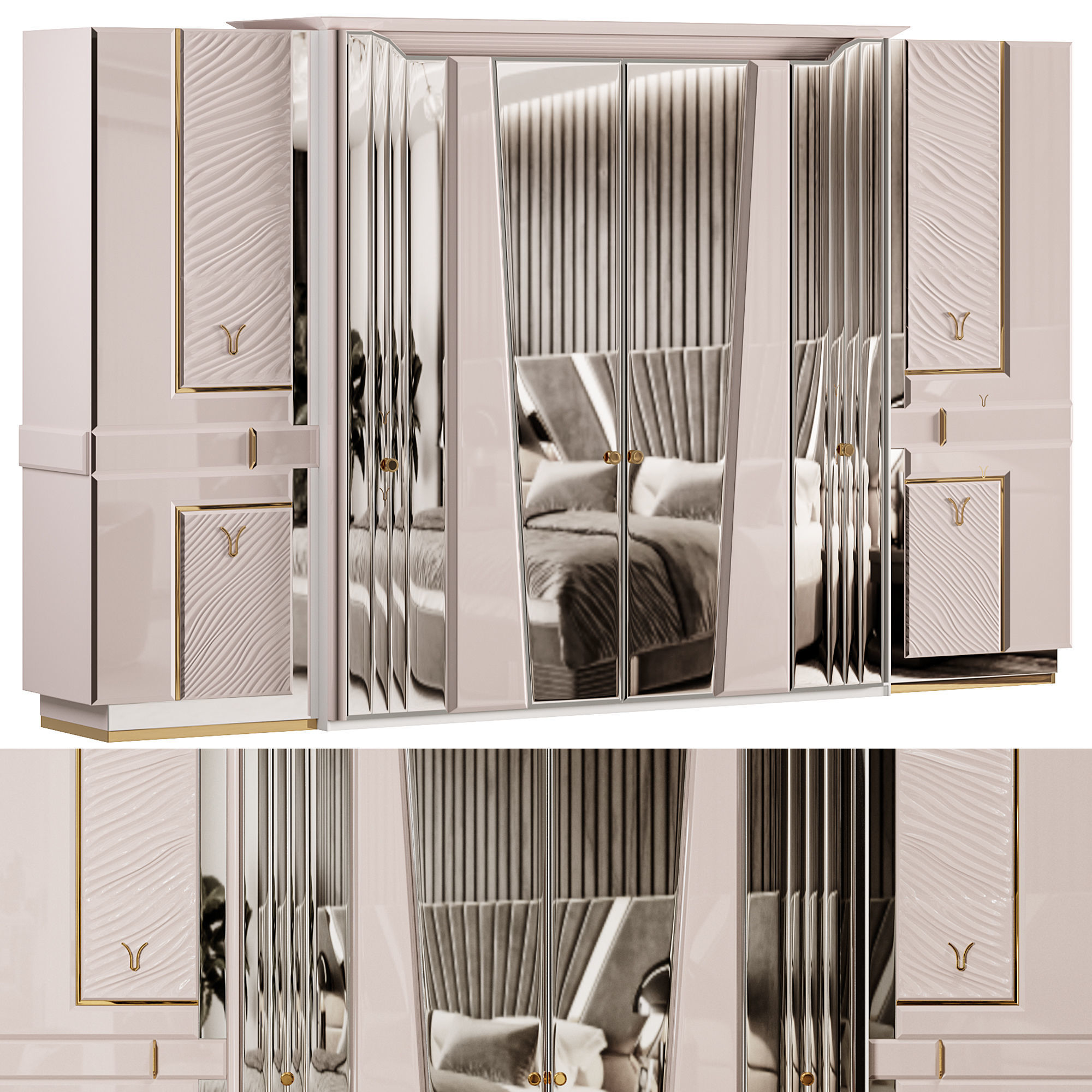 Kumsal wardrobe 3D model | CGTrader